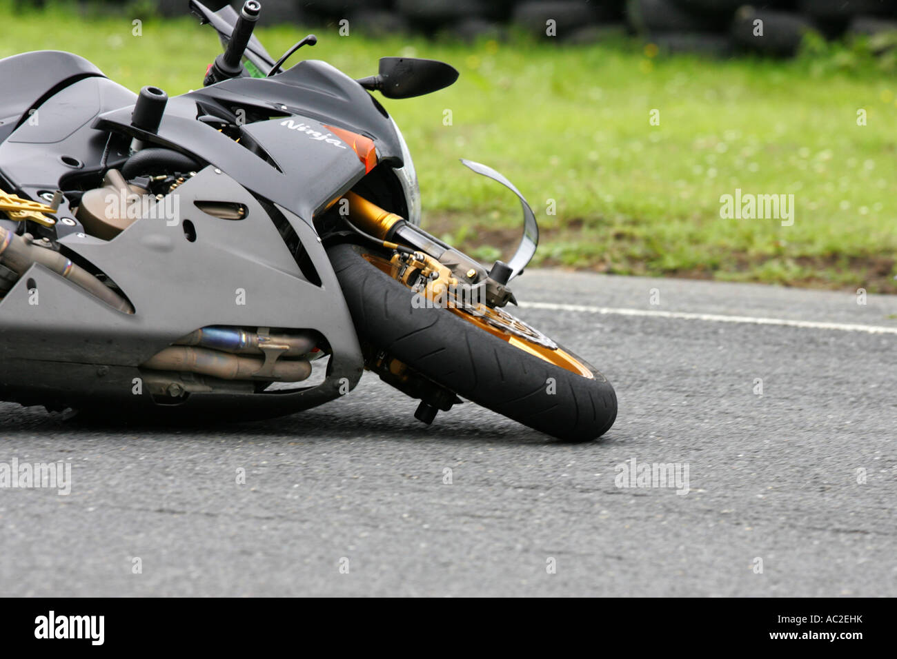 Motorbike accident hi-res stock photography and images - Alamy