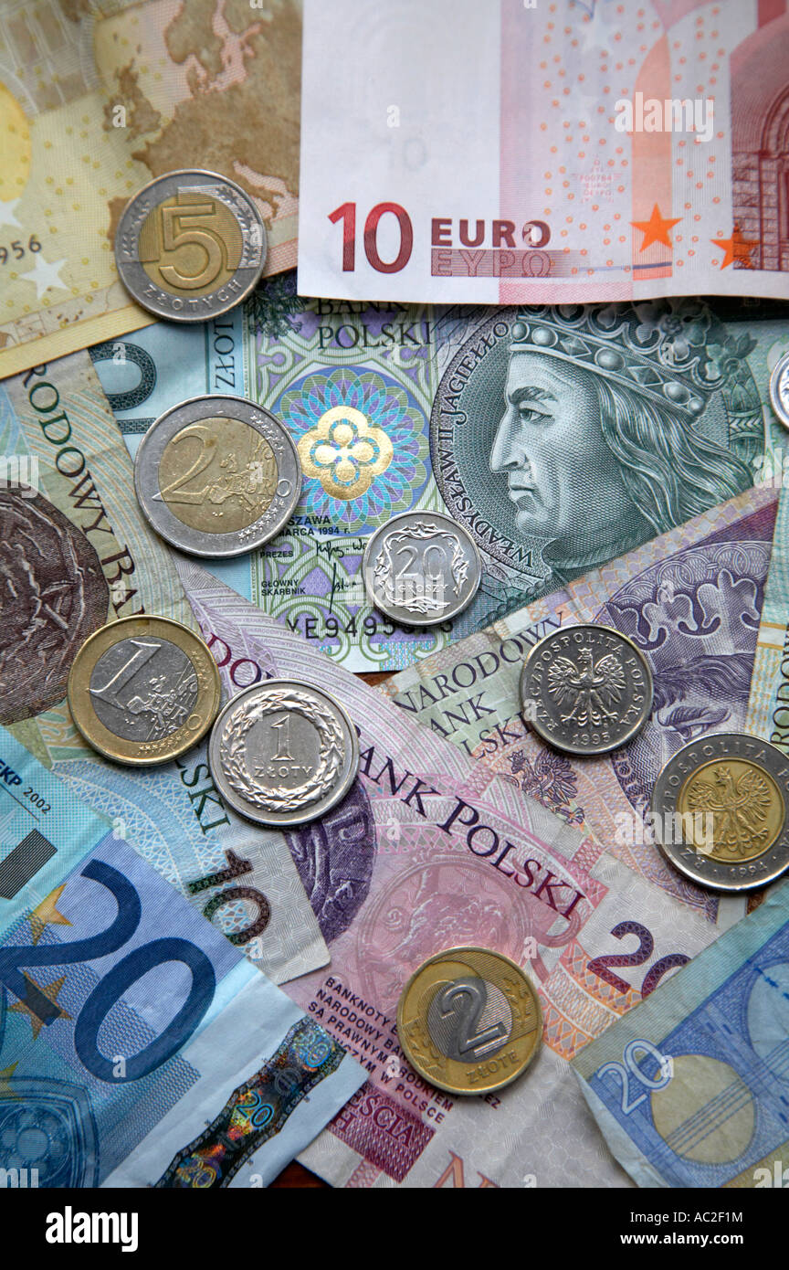 Polish currency to euro store