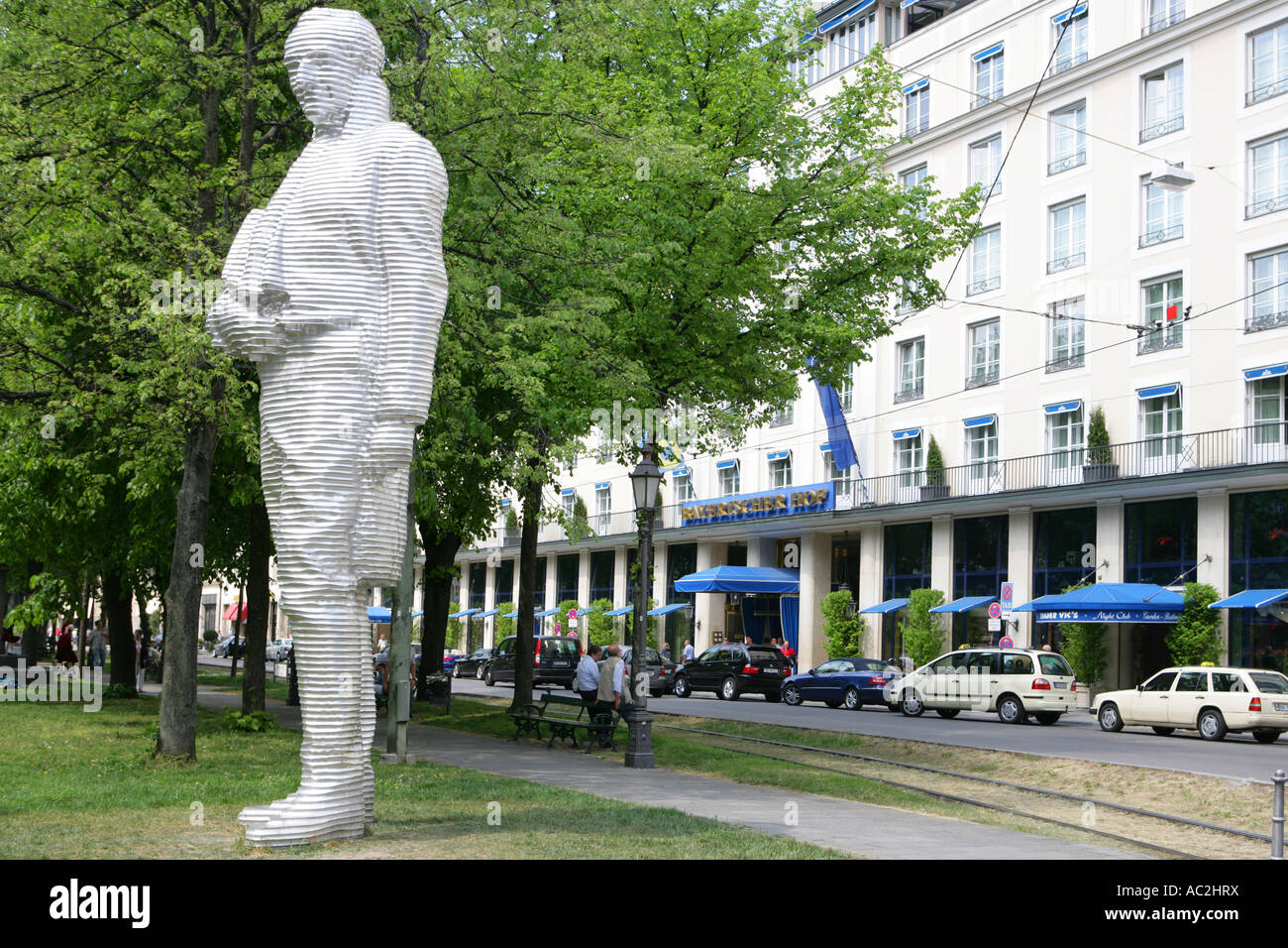 Germany Bavaria Munich famous Hotel Bayerischer Hof Stock Photo - Alamy