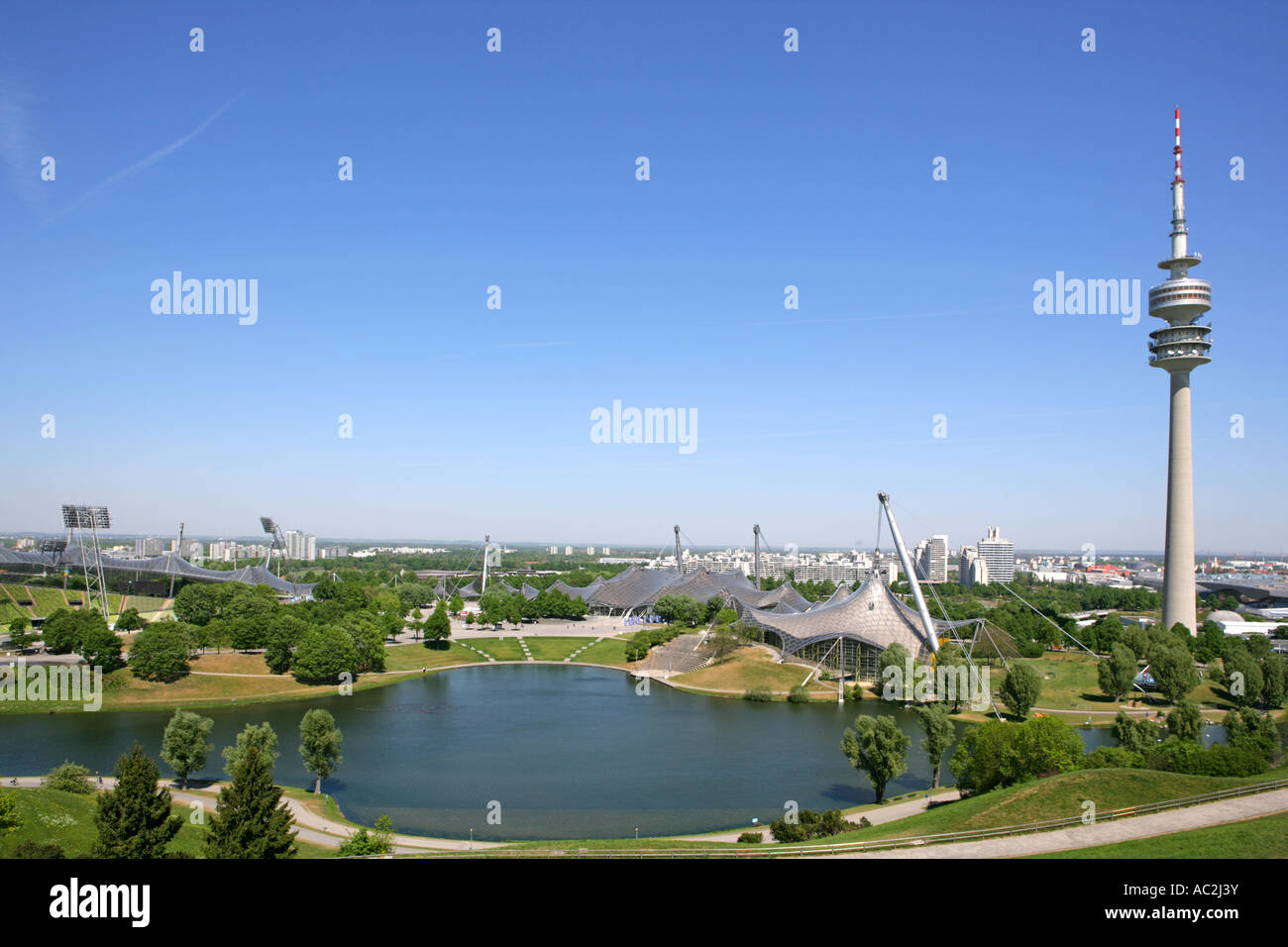 Olympic Park Munich Bavaria Germany Stock Photo - Alamy