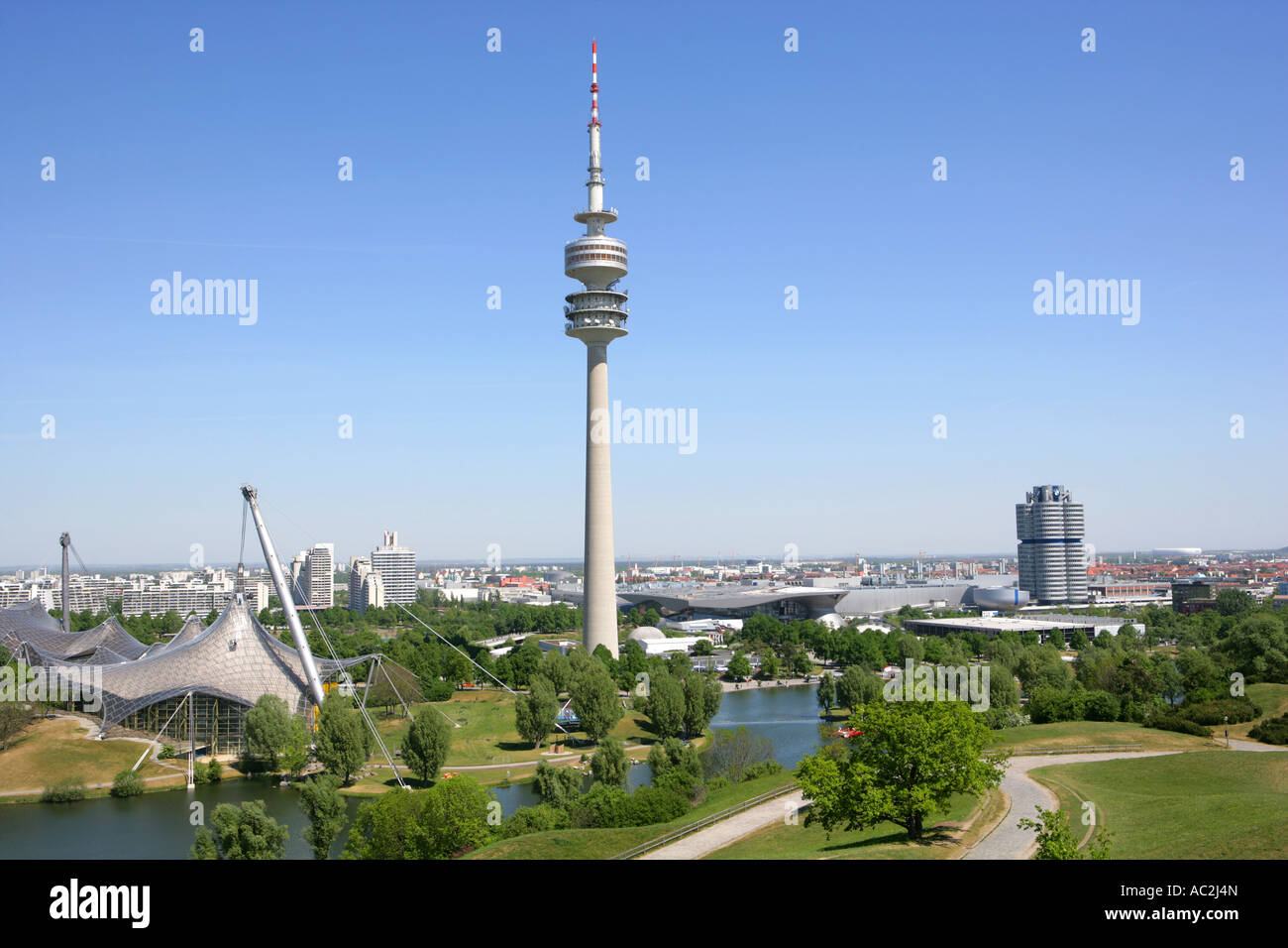 Olympic Park Munich Bavaria Germany Stock Photo - Alamy