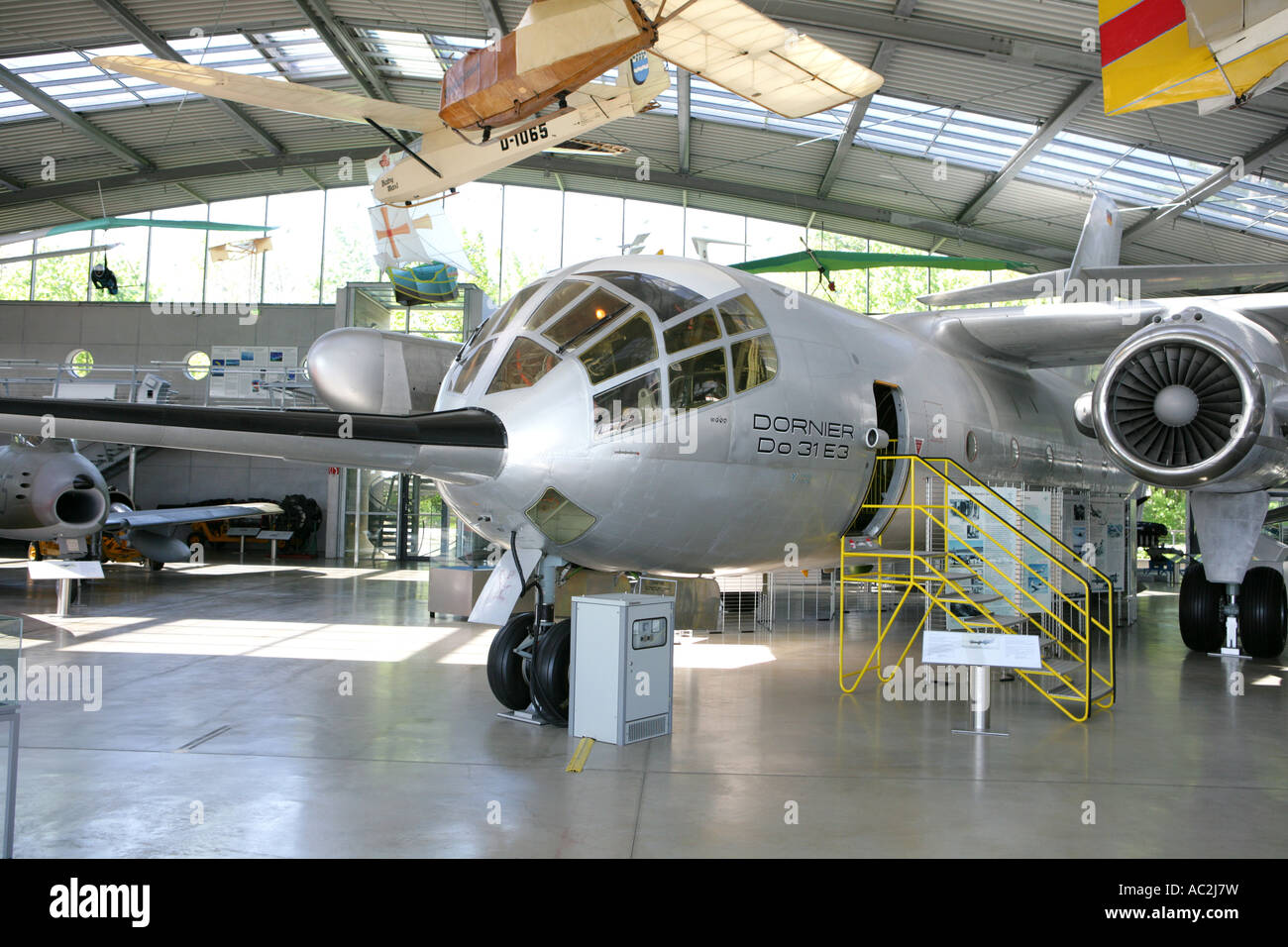 Germany, Munich Deutsches Museum Flugwerft, Aircraft museum Stock Photo ...