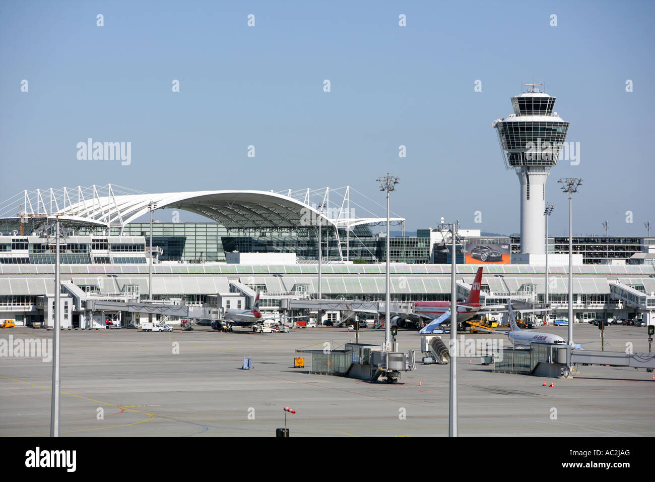 Munich airport control tower hi-res stock photography and images - Alamy