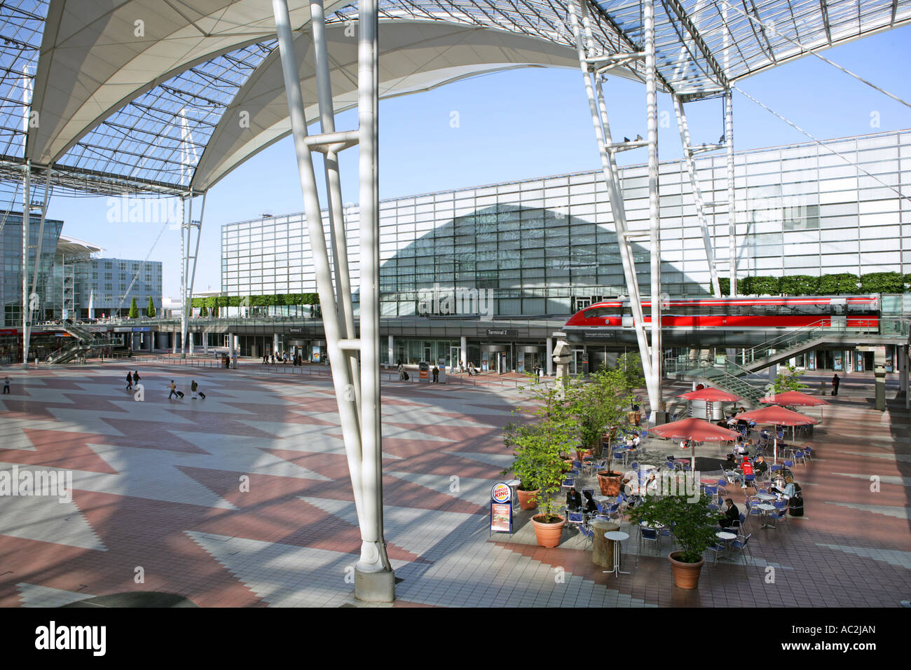 Franz Joseph Strauss Airport Munich, Bavaria Germany Stock Photo - Alamy