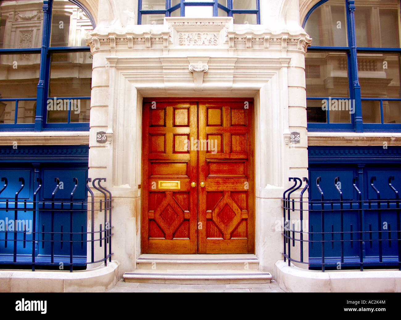Imposing Office Entrance Doors Stock Photo - Alamy