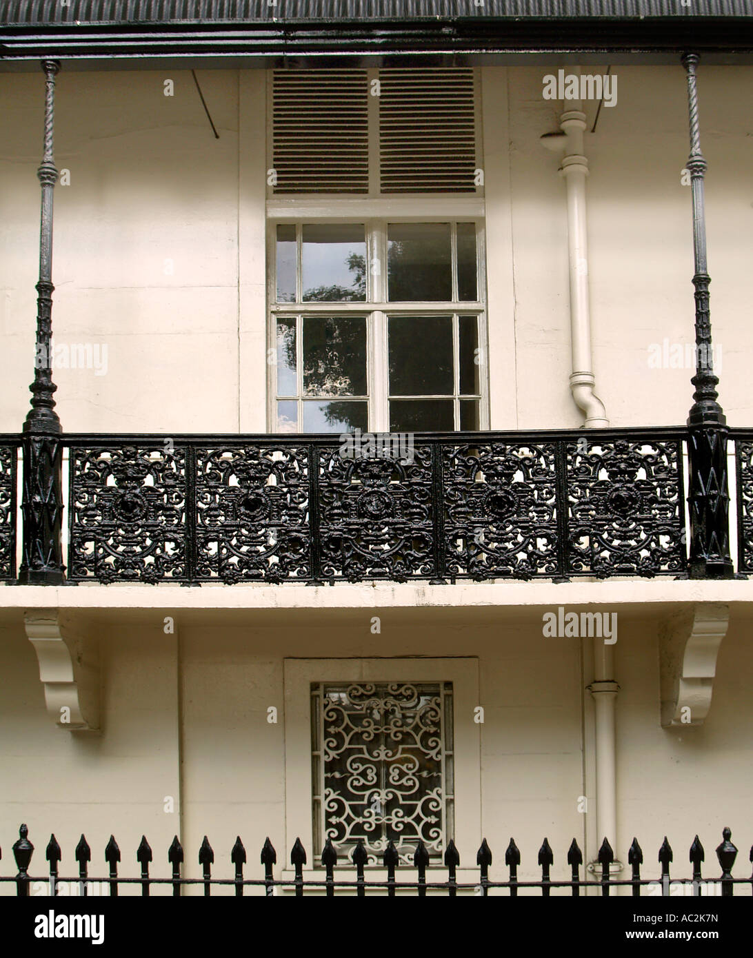 ORNATE BALCONY. BLOOMSBURY.LONDON Stock Photo - Alamy