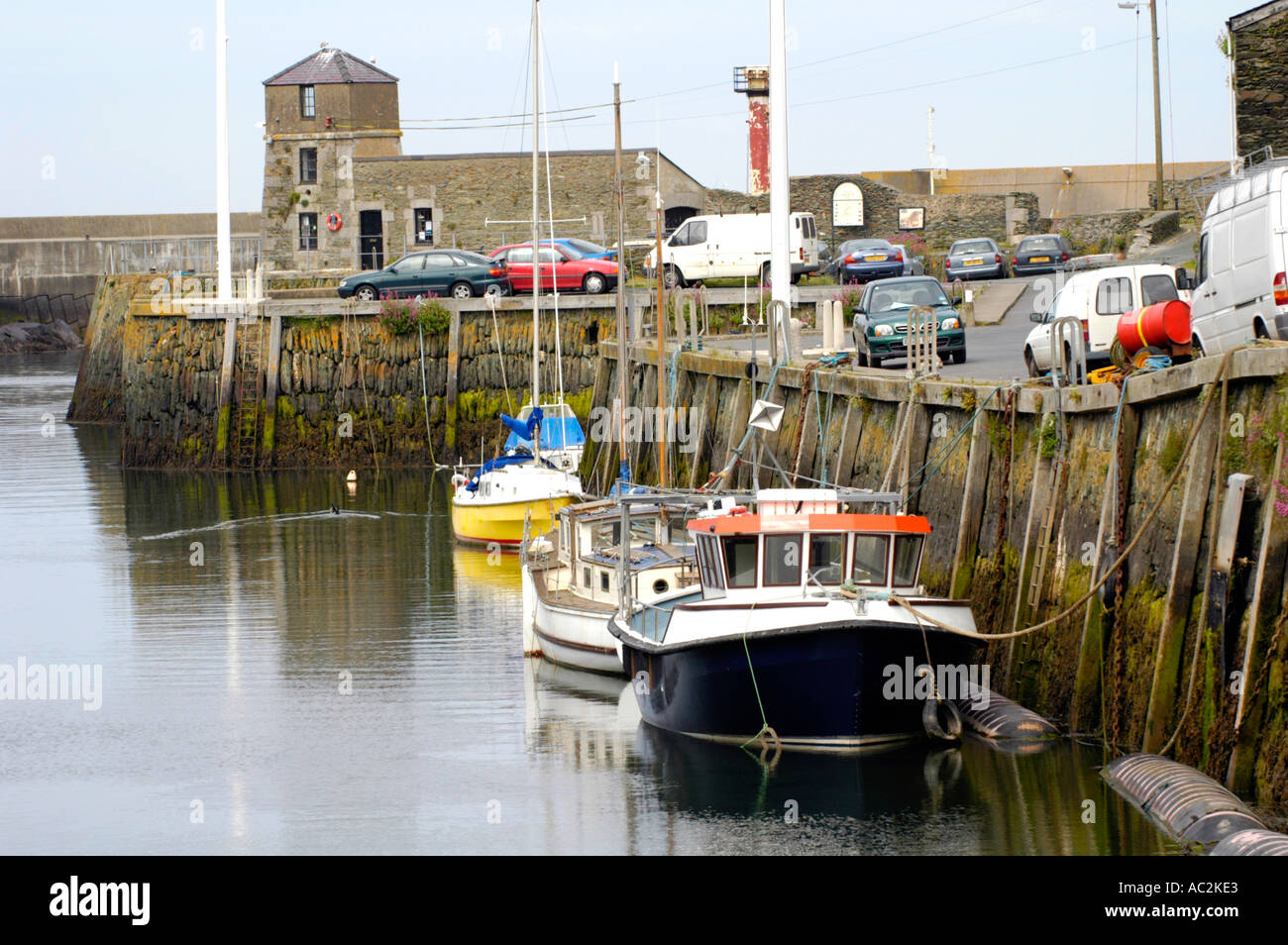 Amlwch harbour Anglesey North Wales UK Stock Photo - Alamy