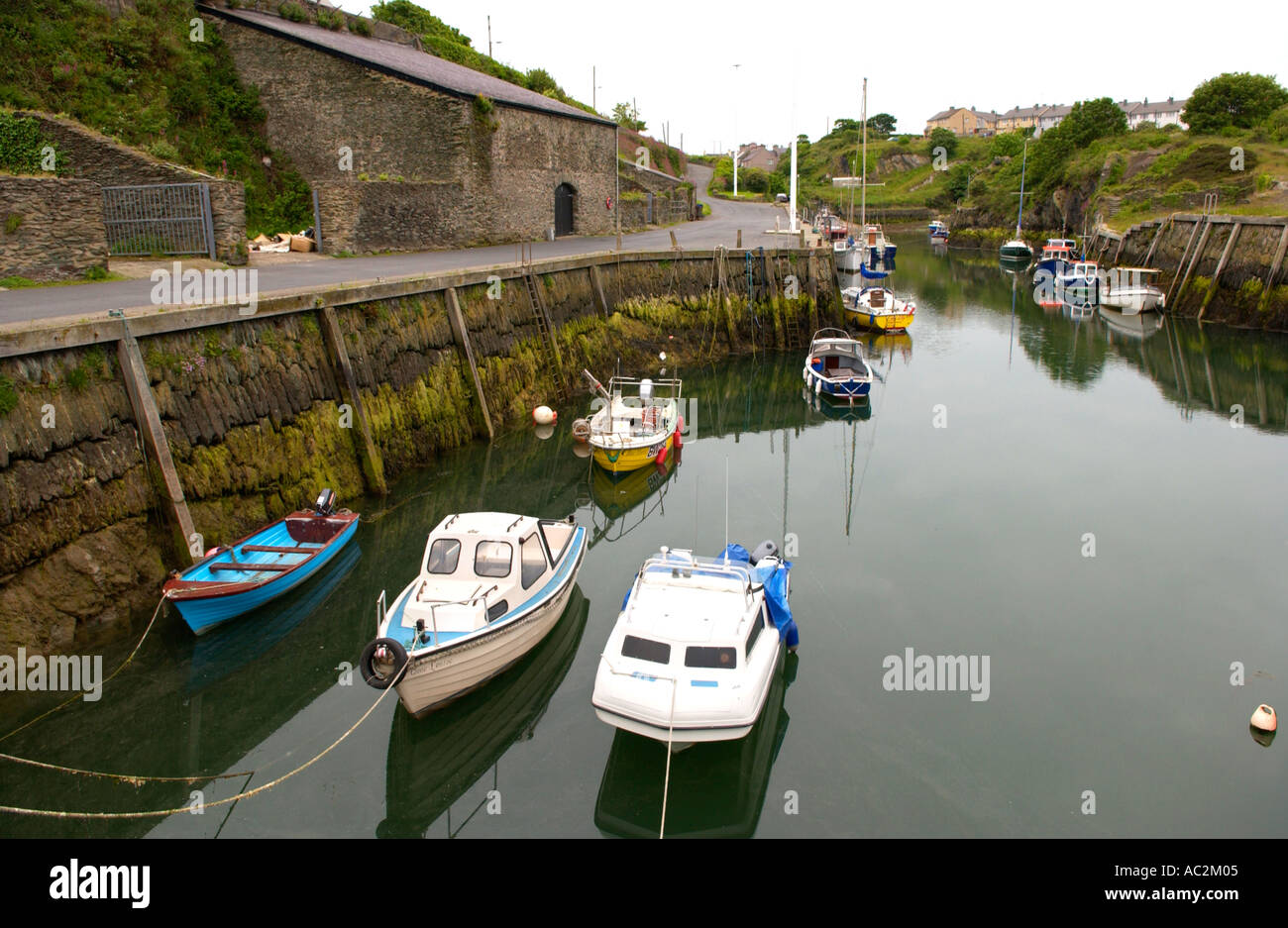 Amlwch harbour Anglesey North Wales UK GB Stock Photo - Alamy