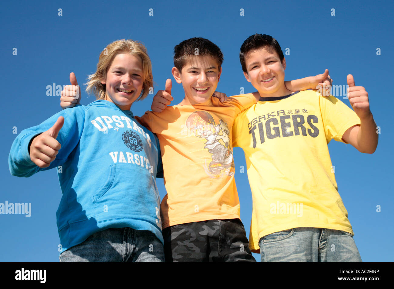 Boy teenager close blond smile hi-res stock photography and images - Alamy