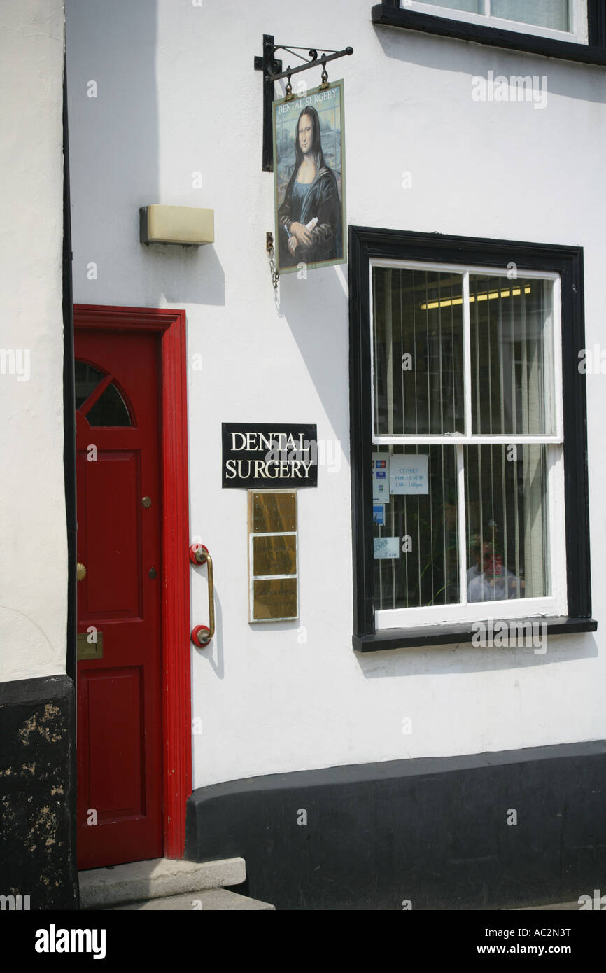Dental surgery sign and entrance, Colchester, England, UK Stock Photo ...