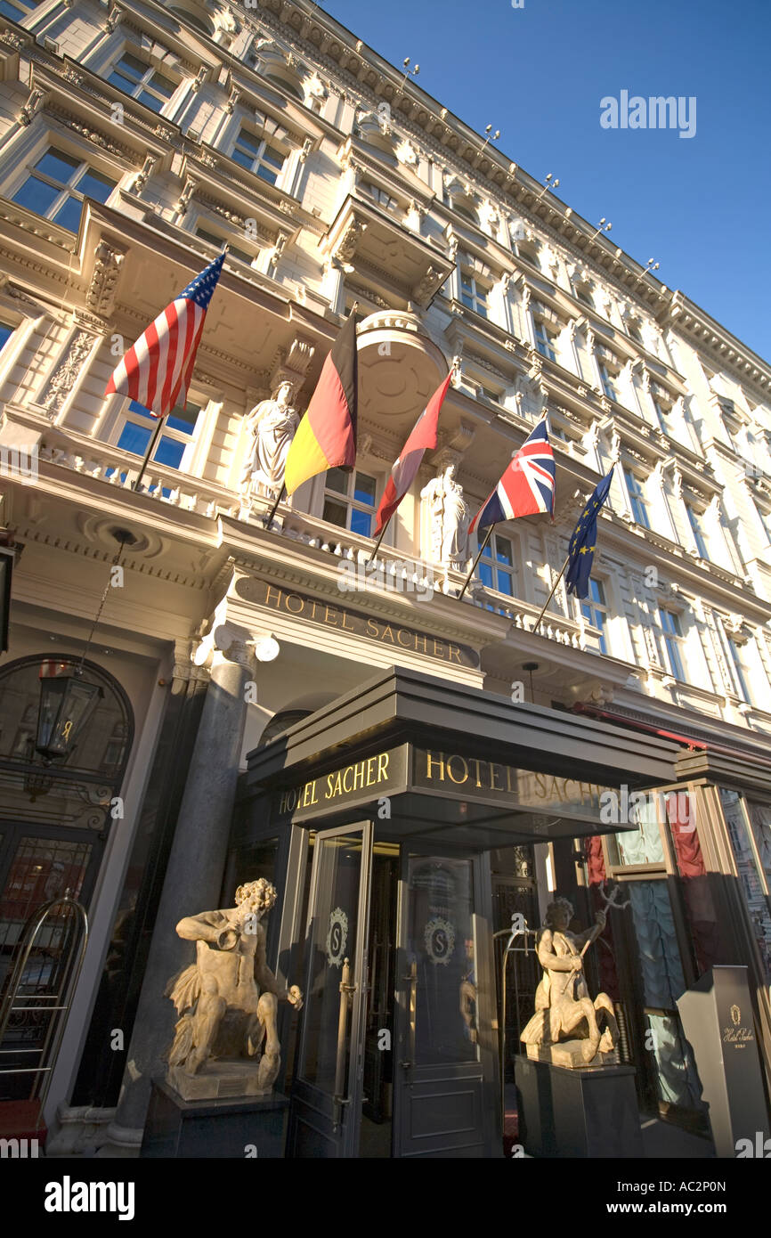 Vienna Austria Hotel Sacher Stock Photo - Alamy