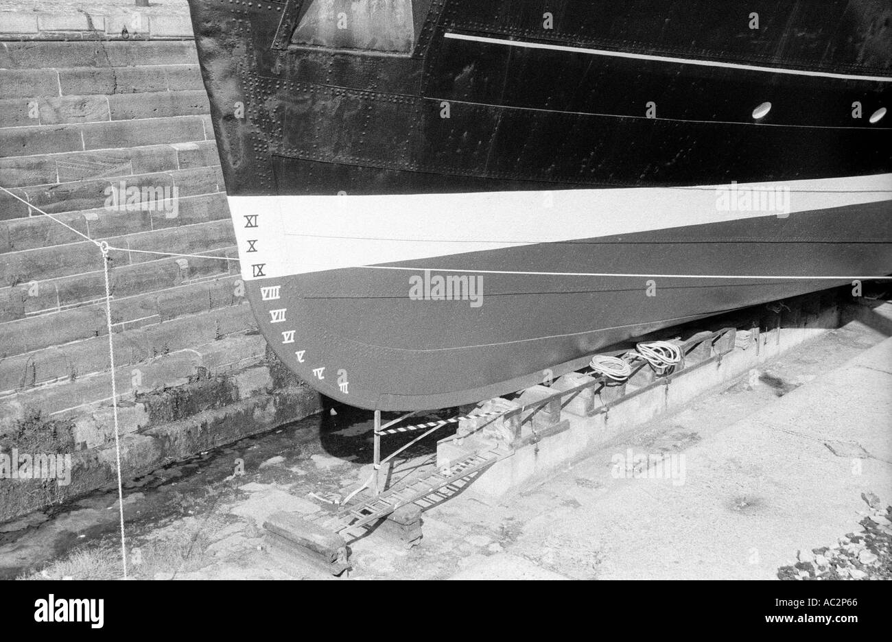 Roman numerals on dock wall hi-res stock photography and images - Alamy