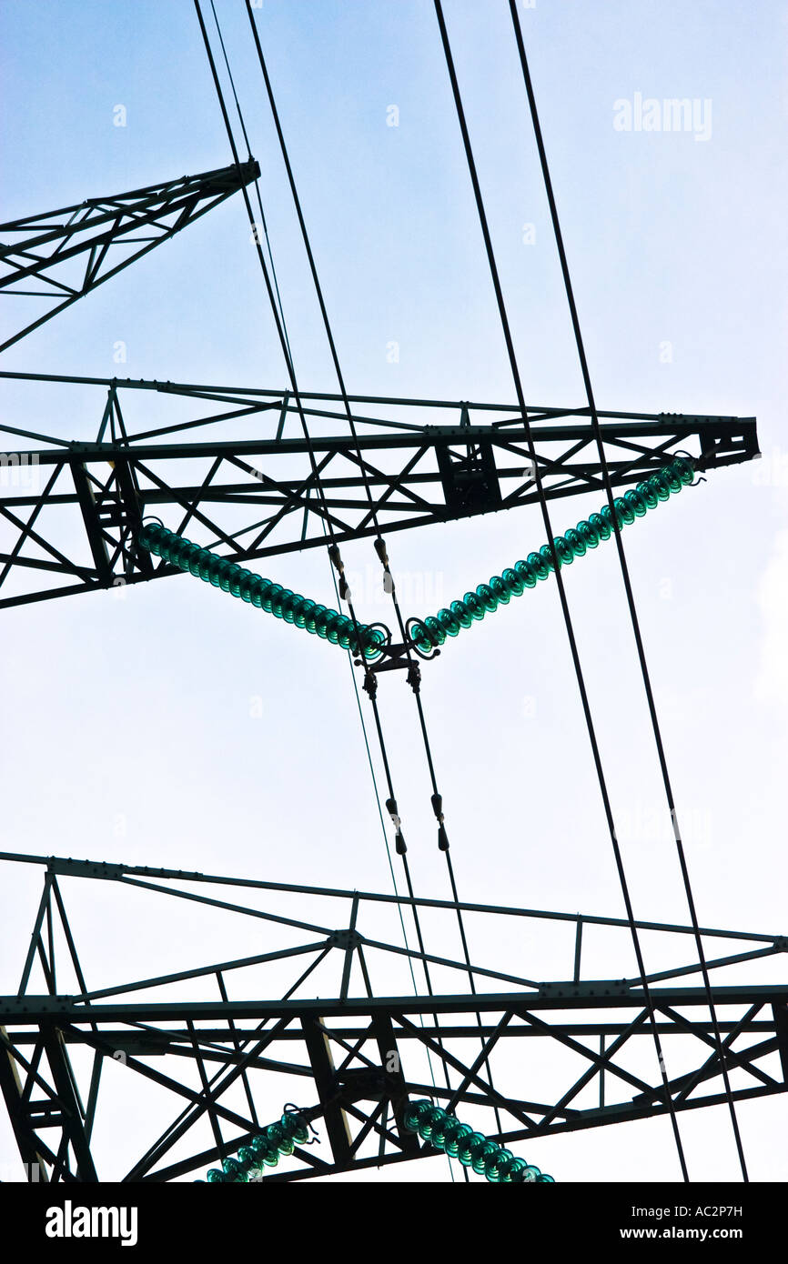 Pylon with insulator Stock Photo - Alamy