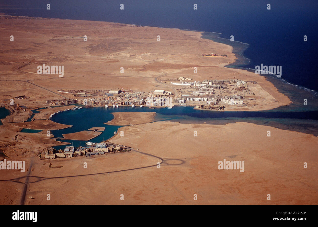 Aerial view port egypt hi-res stock photography and images - Alamy