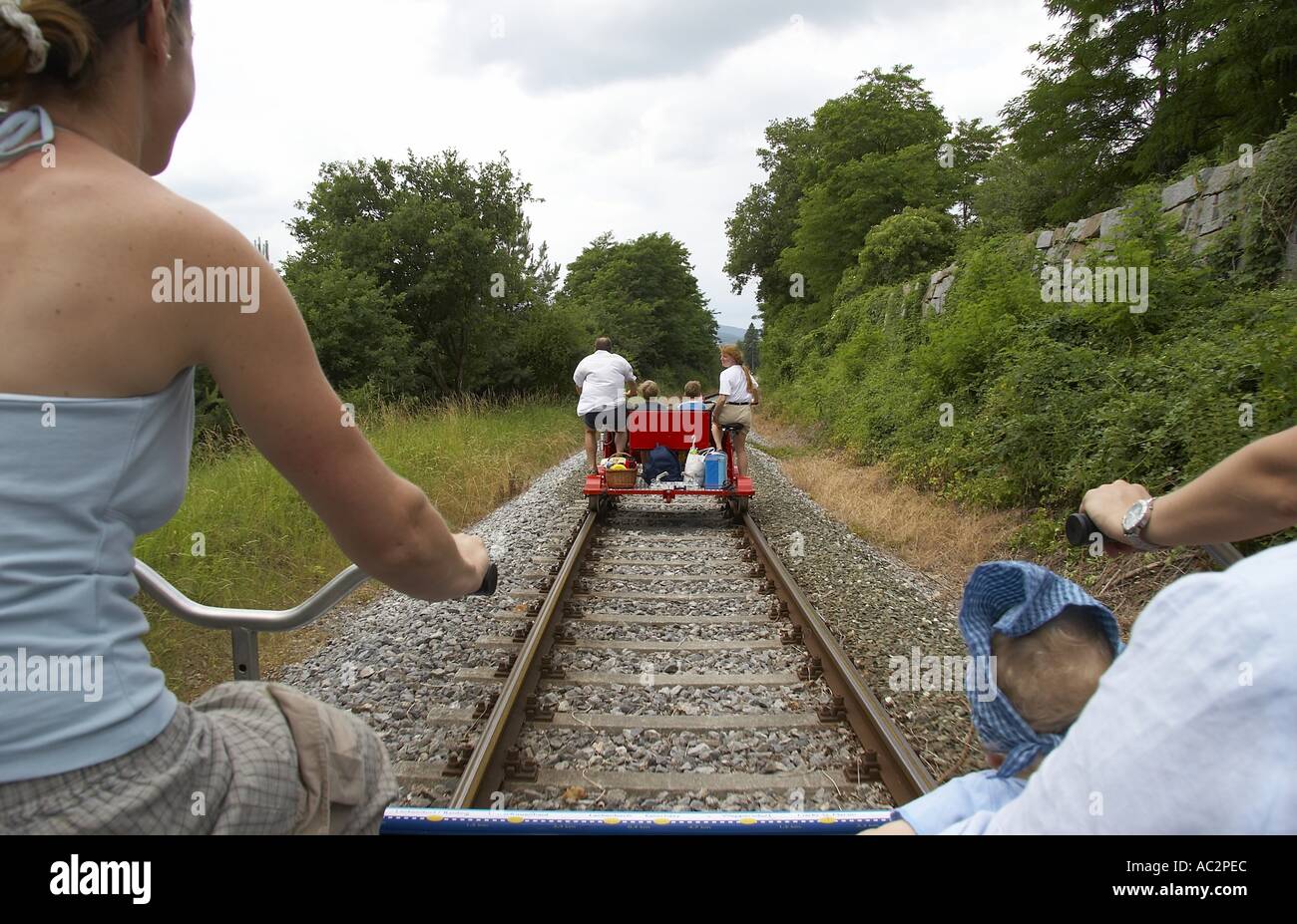 Handcar ride hi-res stock photography and images - Alamy