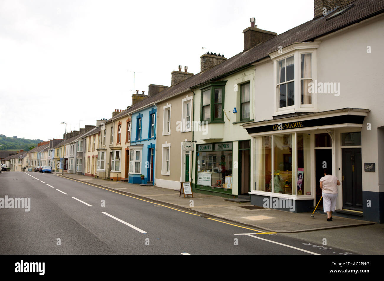 Lampeter Ceredigion Wales GB Stock Photo - Alamy