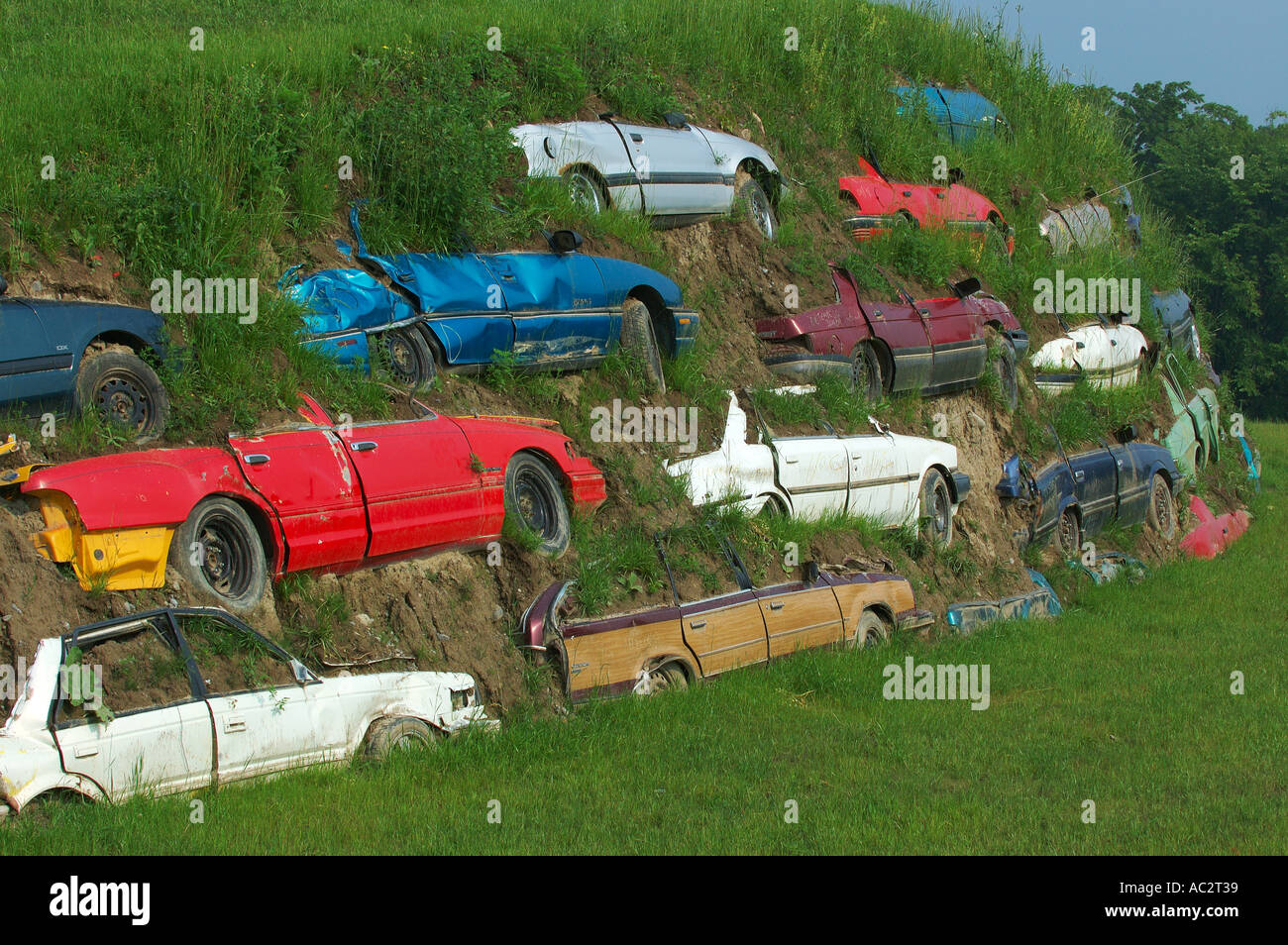 Cars In Buried In Ground High Resolution Stock Photography and Images ...