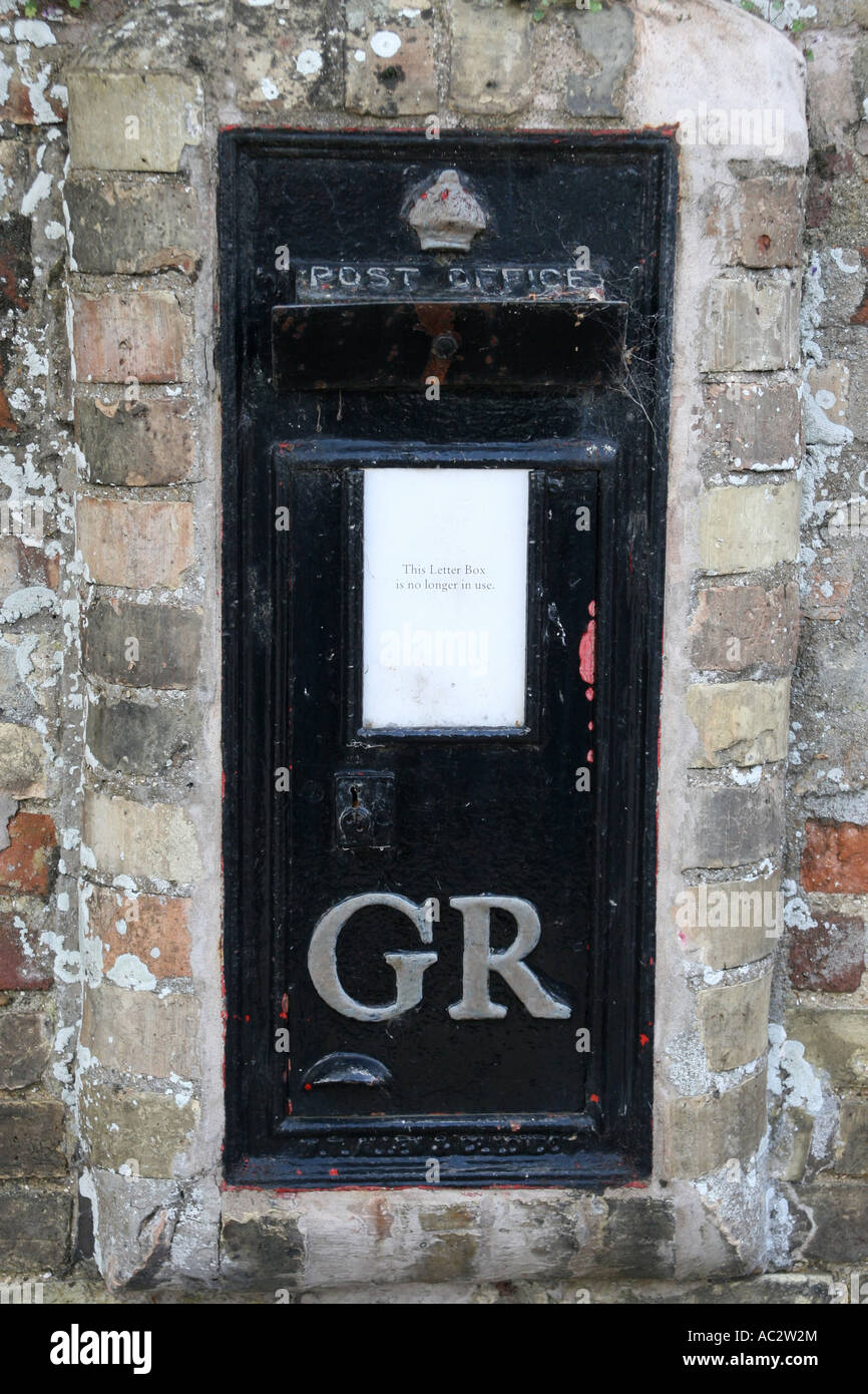King George Post Box Houghton Cambridgeshire Stock Photo - Alamy