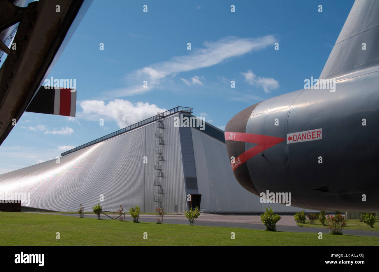 MODERN ARCHITECTURE OF THE COLD WAR MUSEUM AT RAF COSFORD IN SHROPSHIRE ...