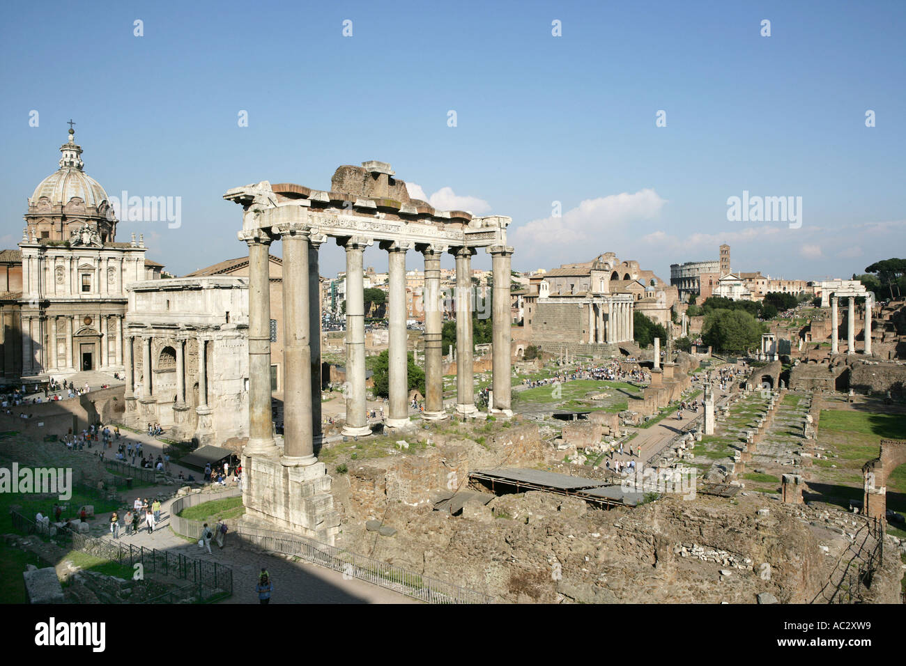 ITA, Italy, Rome : centre of the ancient Rome, buildings and ruins of ...