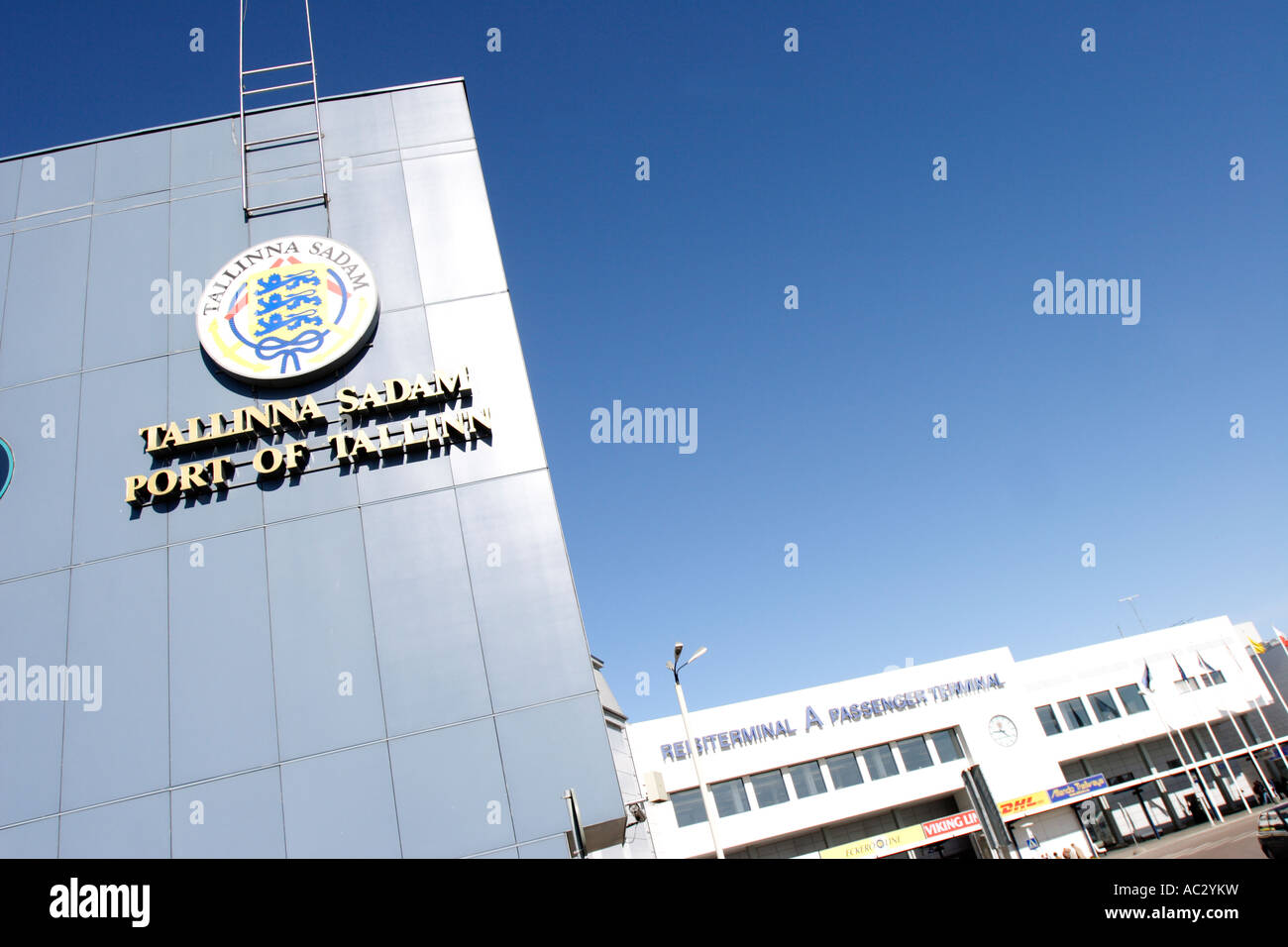 Passenger Terminal of Tallinn Port Stock Photo - Alamy