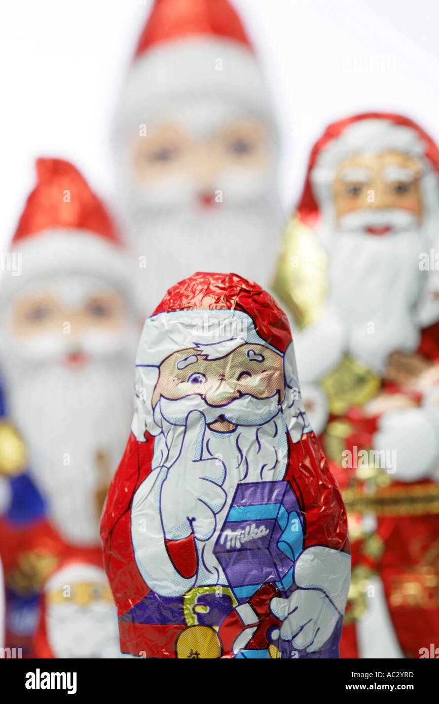 Lindt chocolate santa hi-res stock photography and images - Alamy