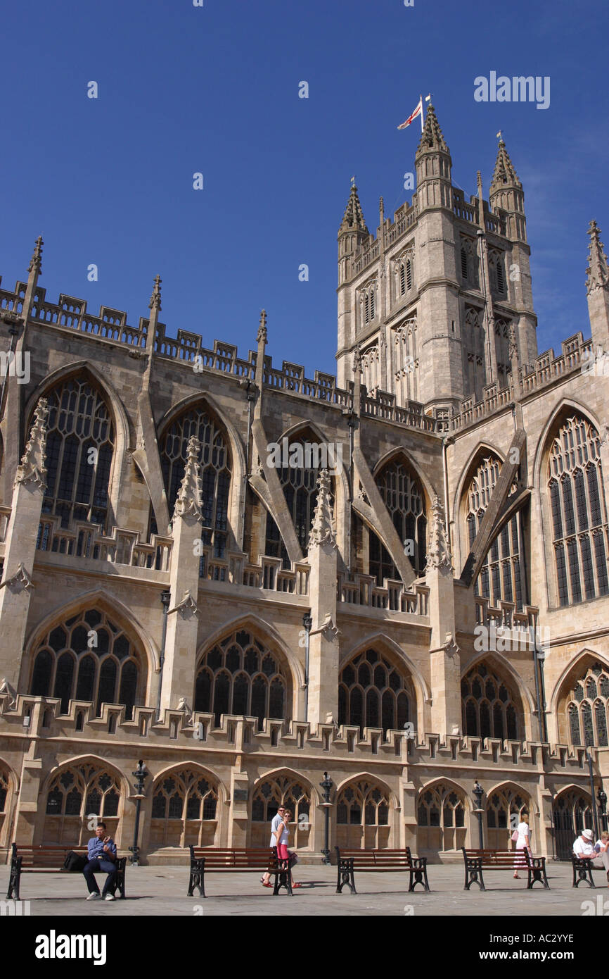 Bath Abbey Bath Somerset England Stock Photo - Alamy