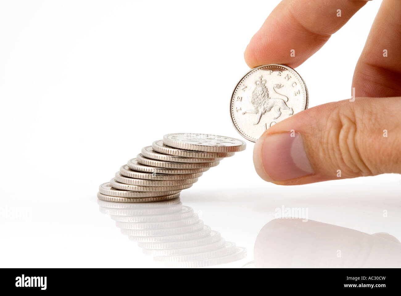 Ten Pence Pieces Stock Photos & Ten Pence Pieces Stock Images - Alamy