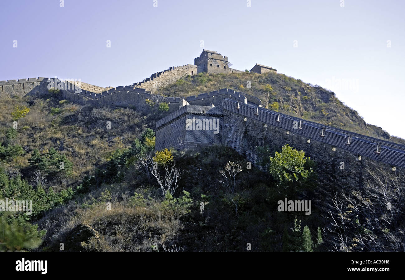 CHINA SIMATAI The Great Wall of China as seen in the Simatai region ...