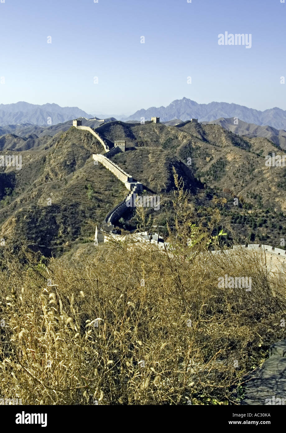 CHINA SIMATAI The Great Wall of China as seen in the Simatai region ...