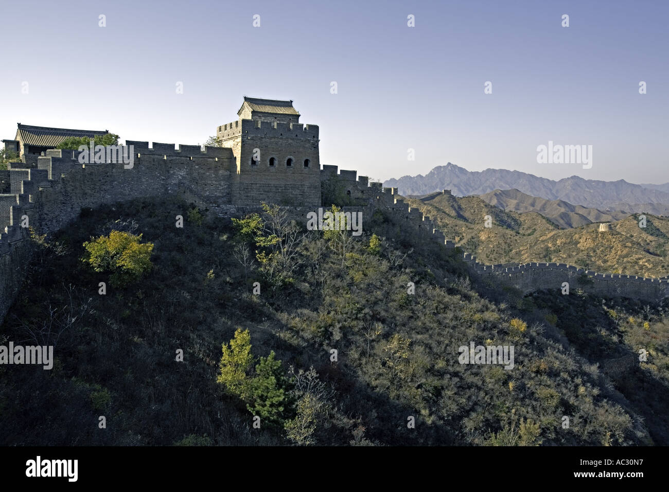 CHINA SIMATAI The Great Wall of China as seen in the Simatai region ...