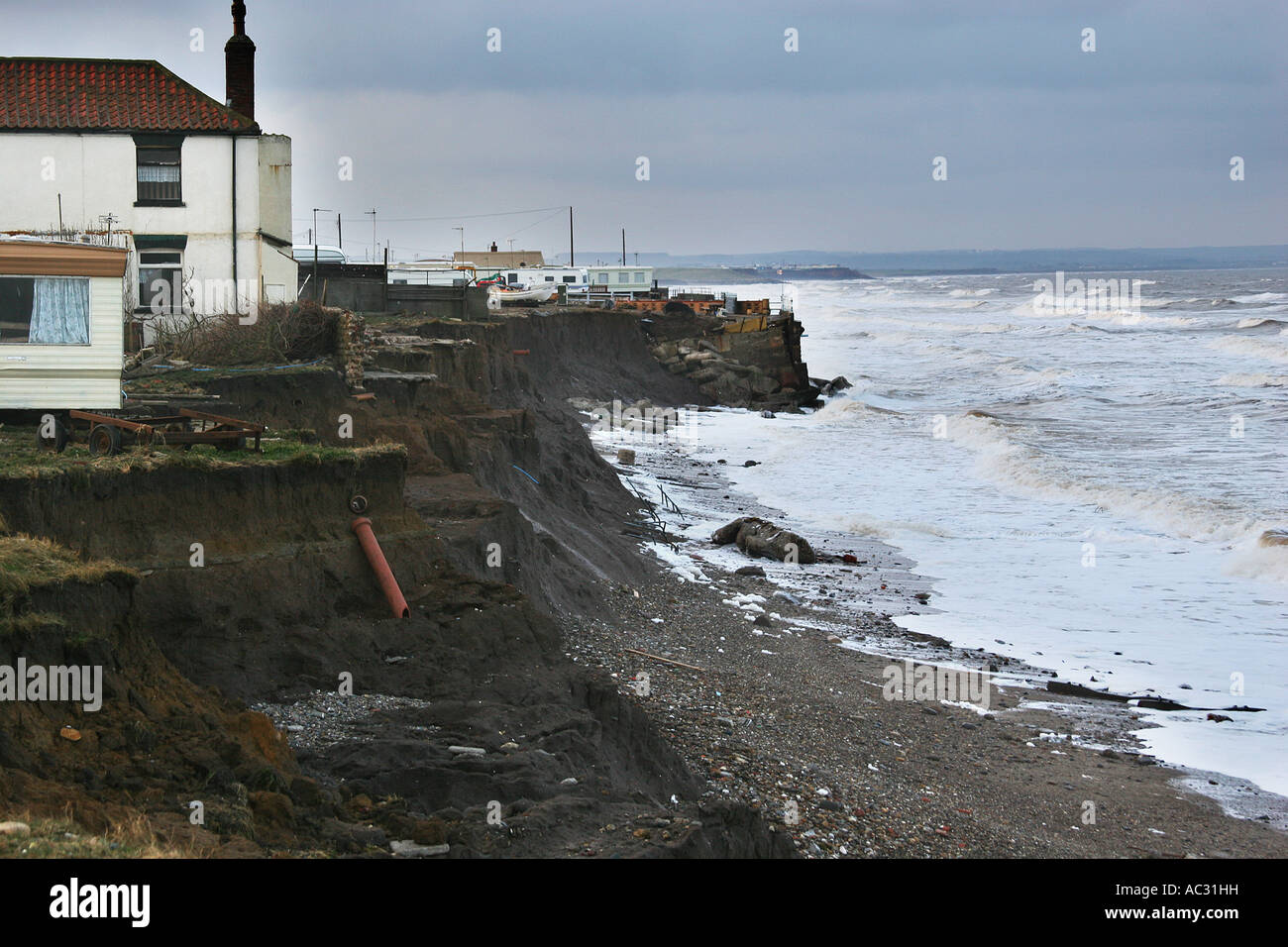 Hornsea erosion hi-res stock photography and images - Alamy