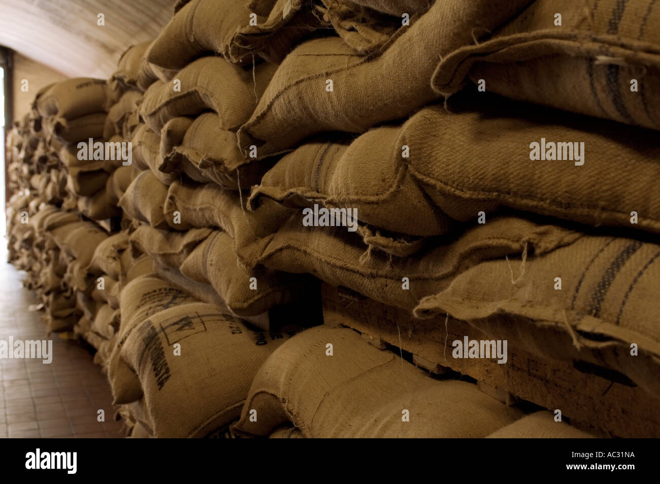 Sacks of coffee hi-res stock photography and images - Alamy