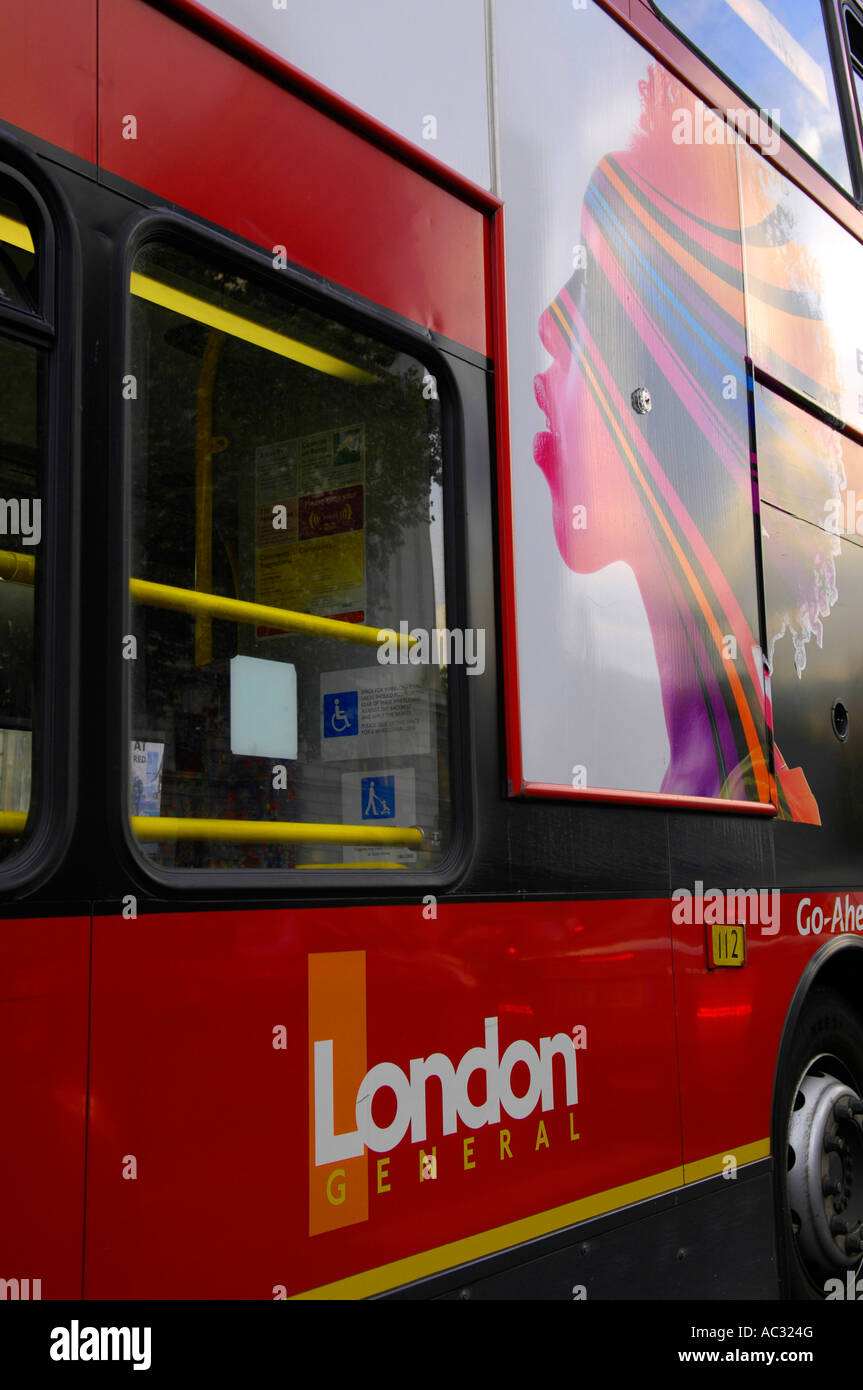 red london bus Stock Photo - Alamy