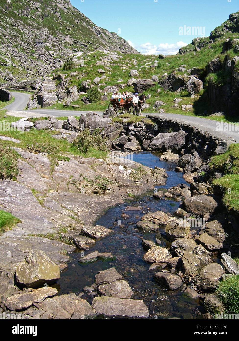 The Gap of Dunloe, Ring of Kerry, Killarney, County Kerry, Eire Stock ...