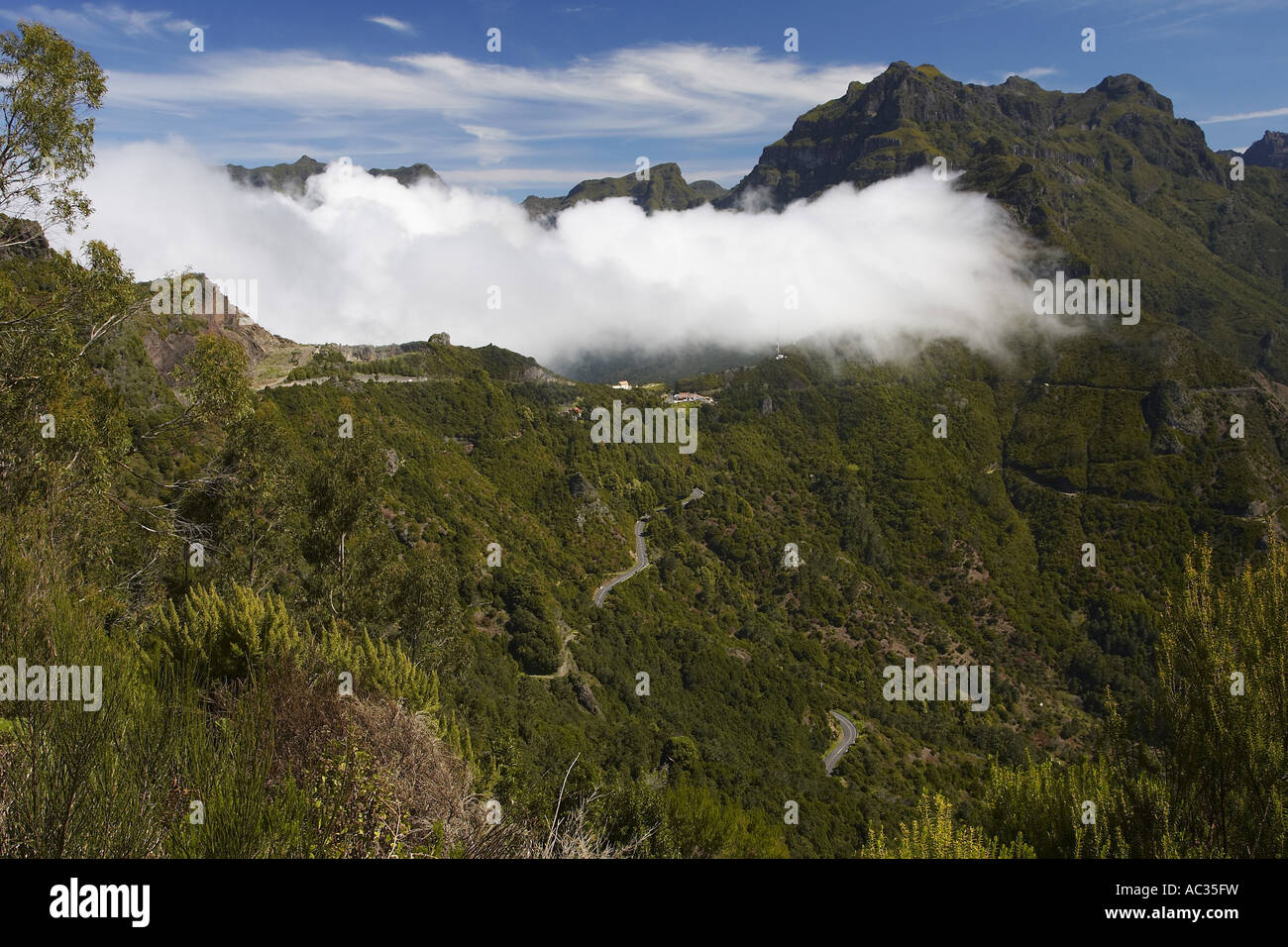Mountains encumeada pass madeira portugal hi-res stock photography and ...