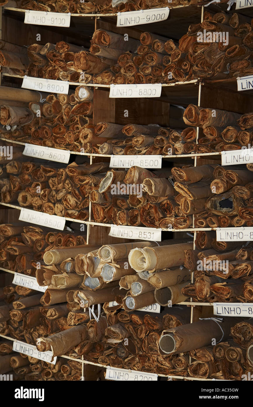 tools at a textile manufacture, Portugal, Madeira, Funchal Stock Photo ...