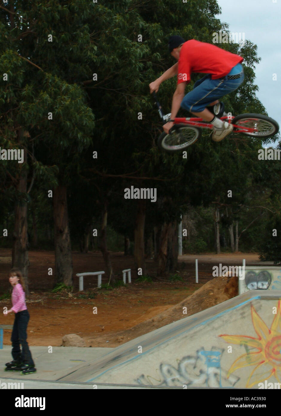 extreme bmx riding Stock Photo - Alamy