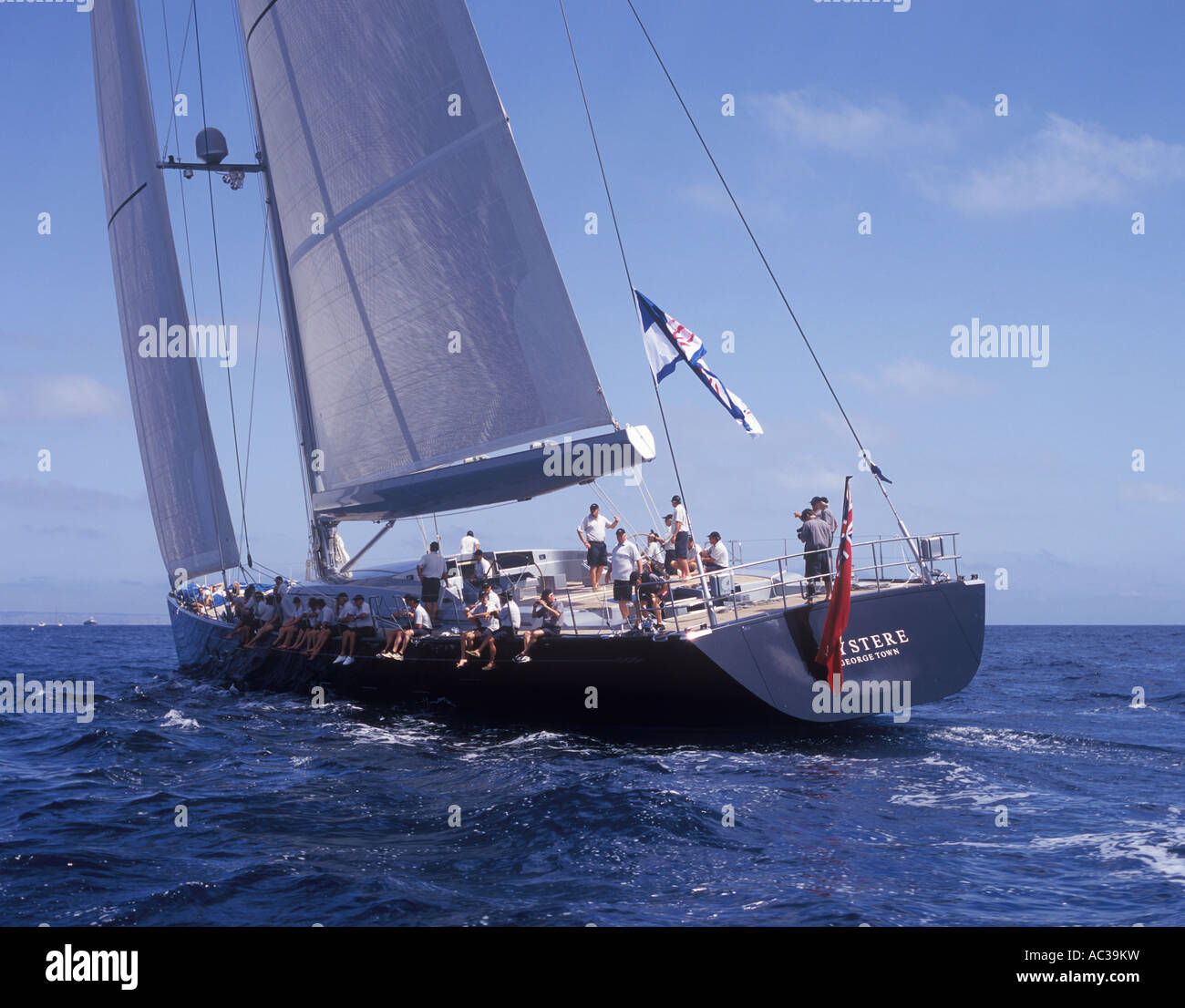 Superyacht Cup Palma 2007 - sailing yacht Mystere ( 43 mtrs, designed ...