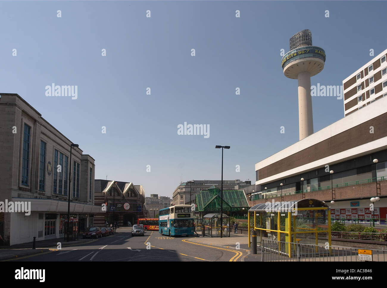 Liverpool City centre Stock Photo - Alamy