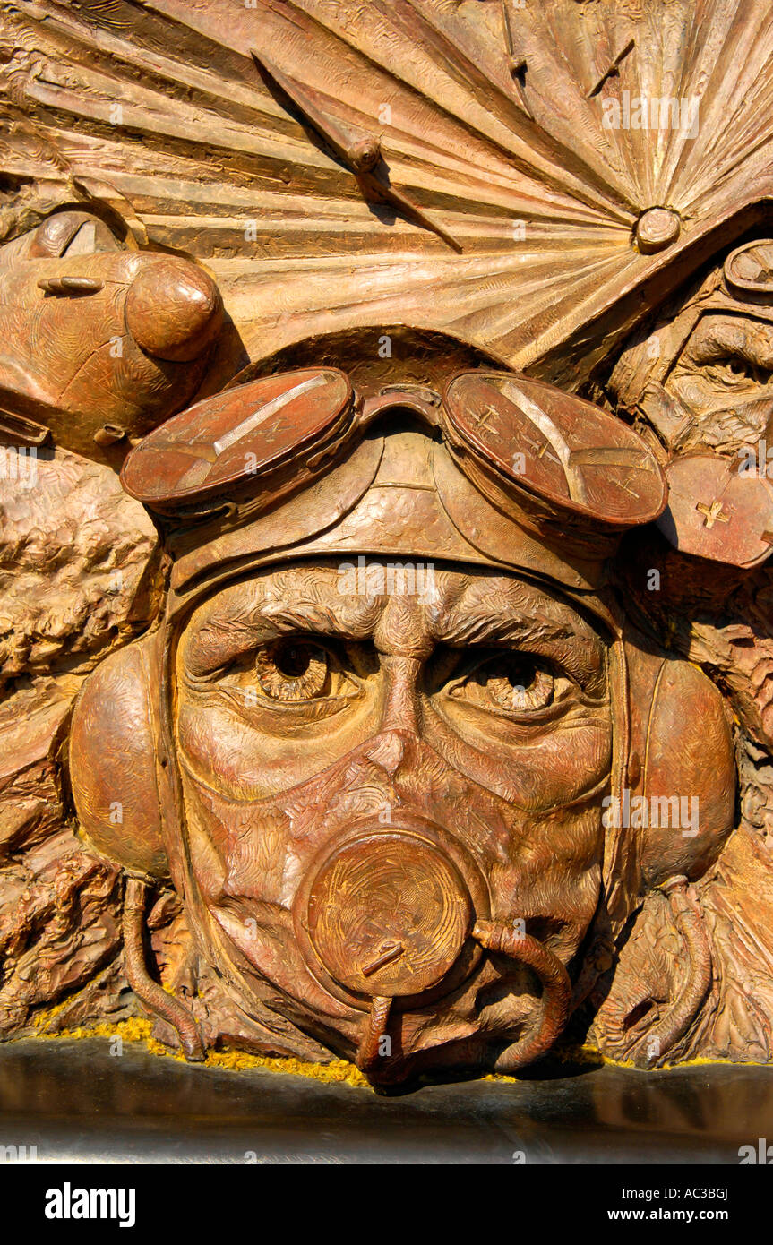 pilot face portraitbattle of britain royal airforce RAF war memorial ...