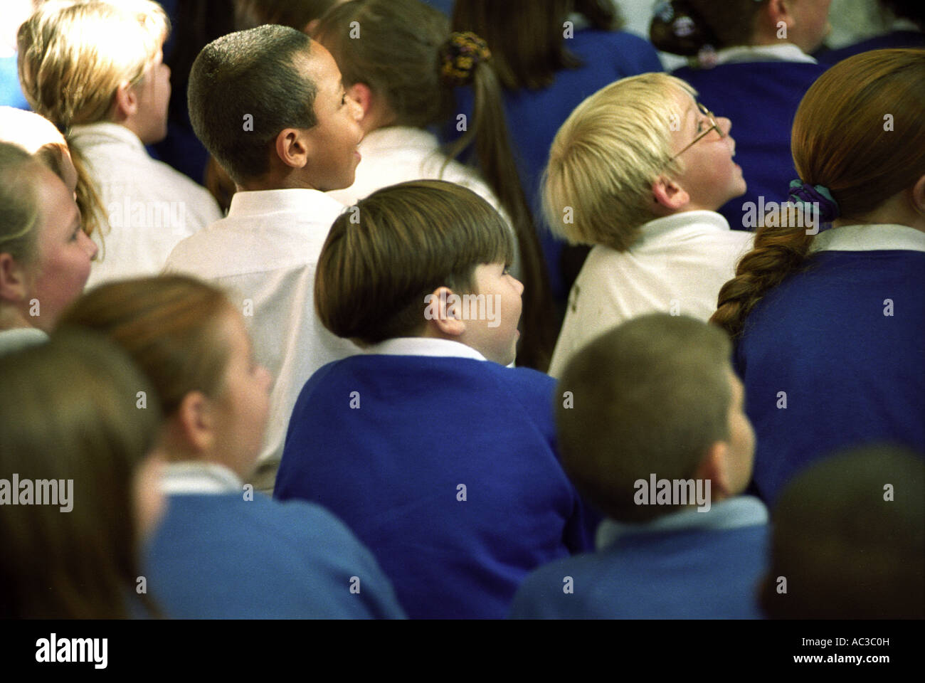 CHILDREN AT MANOR PRIMARY SCHOOL WOLVERHAMPTON UK ENJOYING THE CADBURYS ...