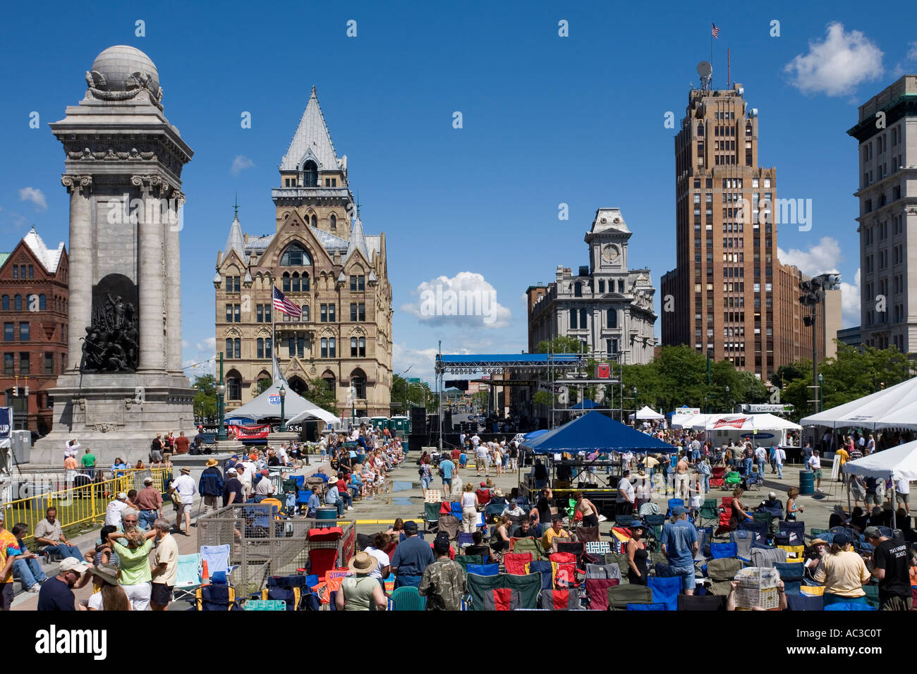 Annual New York State Blues Festival Clinton Square Syracuse New York ...