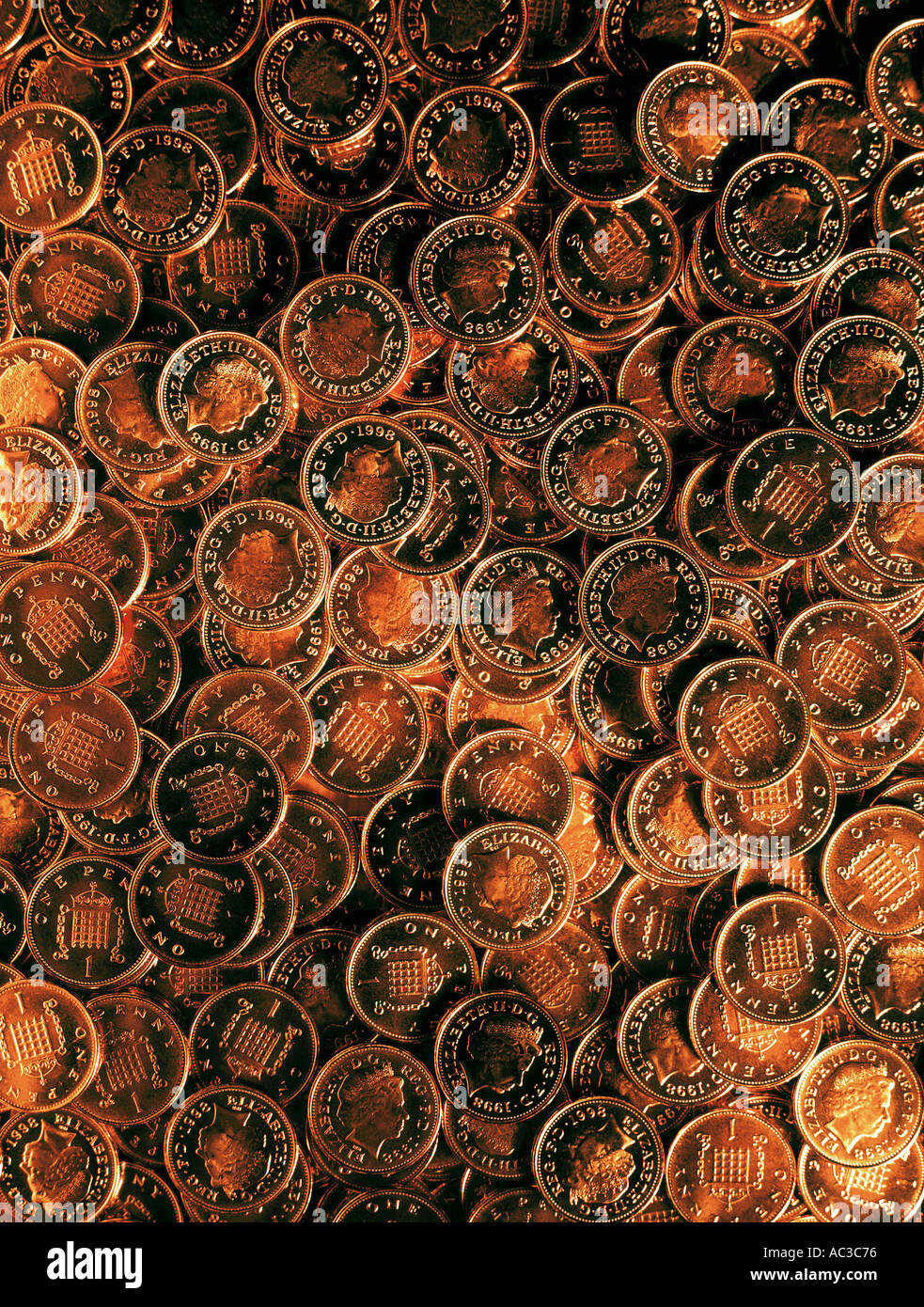 Uk one pence hi-res stock photography and images - Alamy