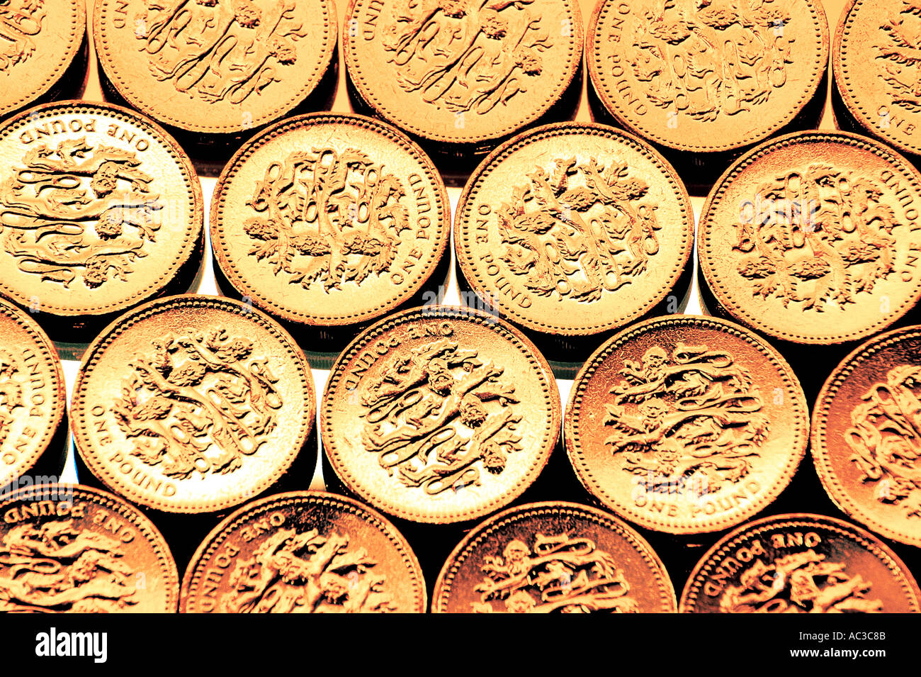 Uk Pound coins Stock Photo - Alamy
