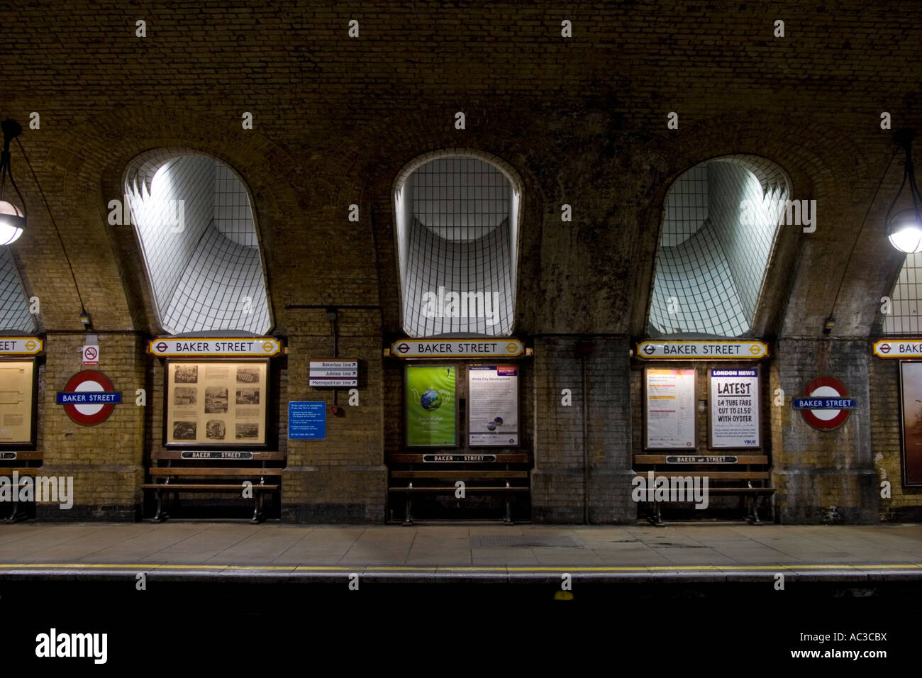 Baker Street Underground Station London Stock Photo - Alamy