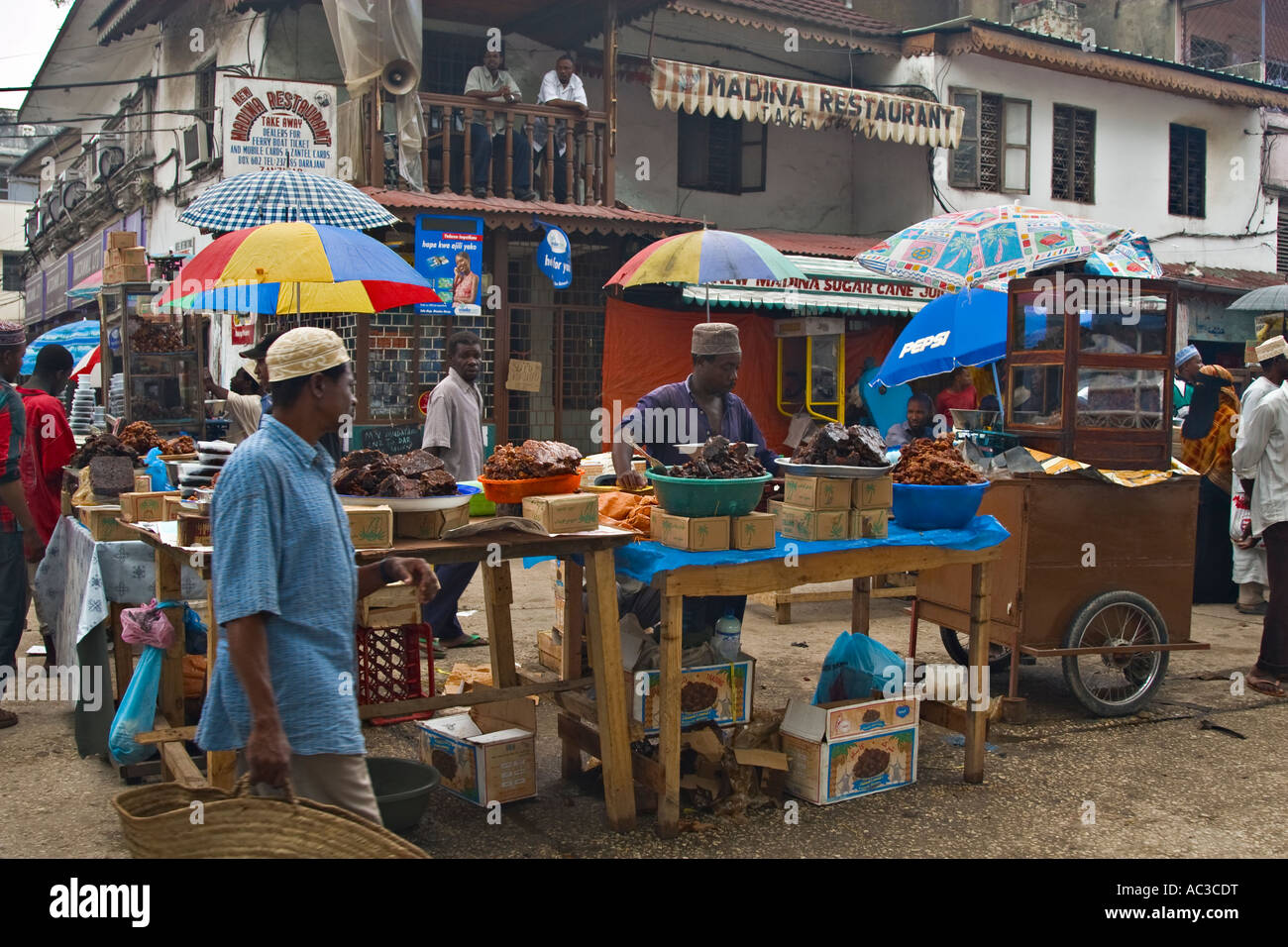 Stone Town market, Zanzibar, Africa Stock Photo - Alamy