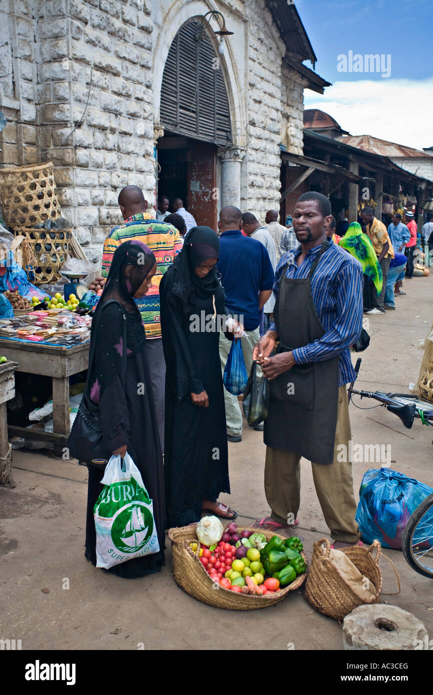 Stone Town market, Zanzibar, Africa Stock Photo - Alamy
