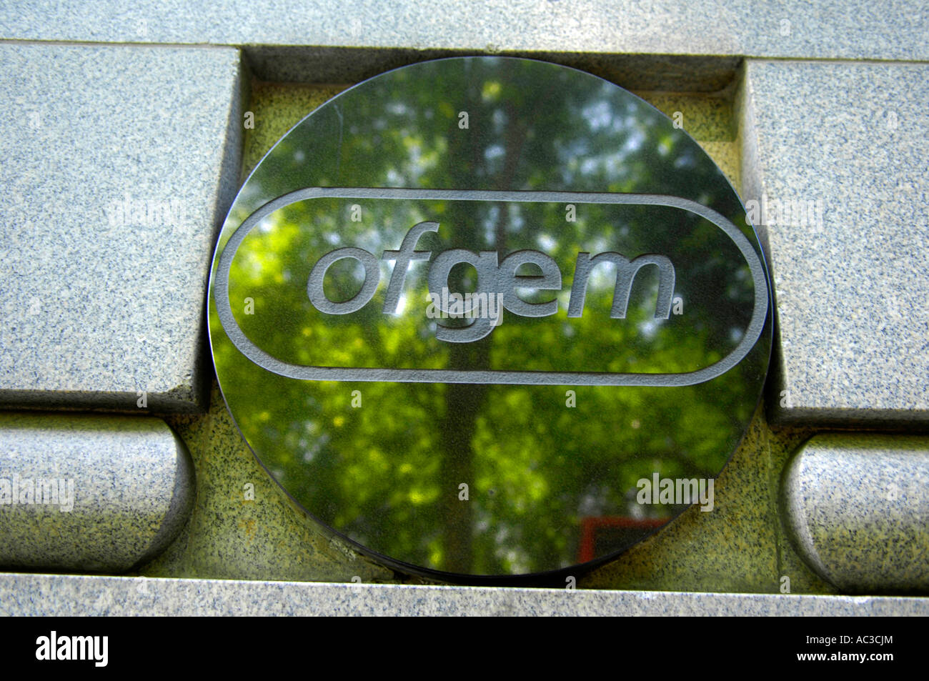 ofgem sign millbank sw1 westminster london colour color Stock Photo - Alamy