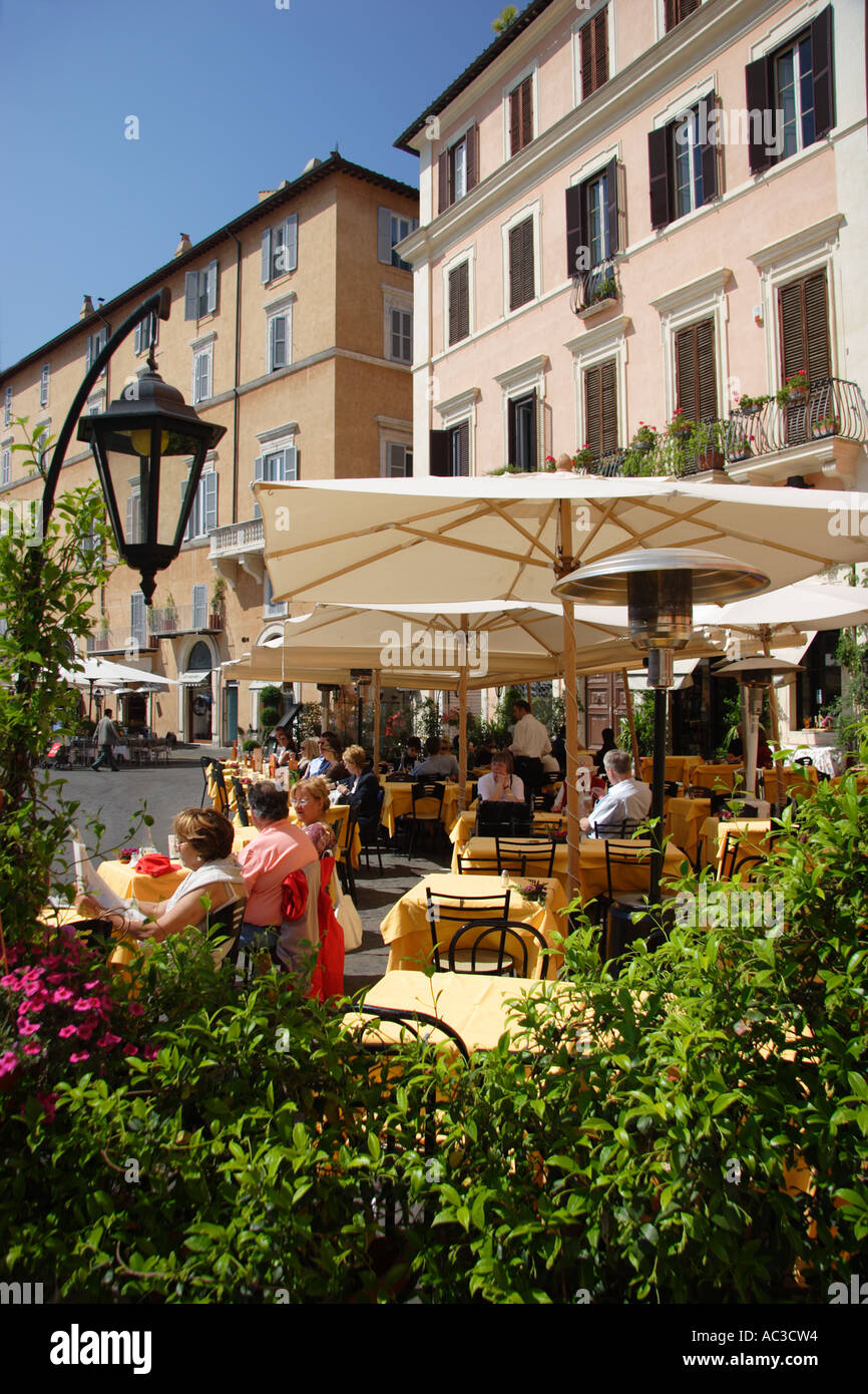 Italy Rome Piazza Navona cafes Stock Photo - Alamy